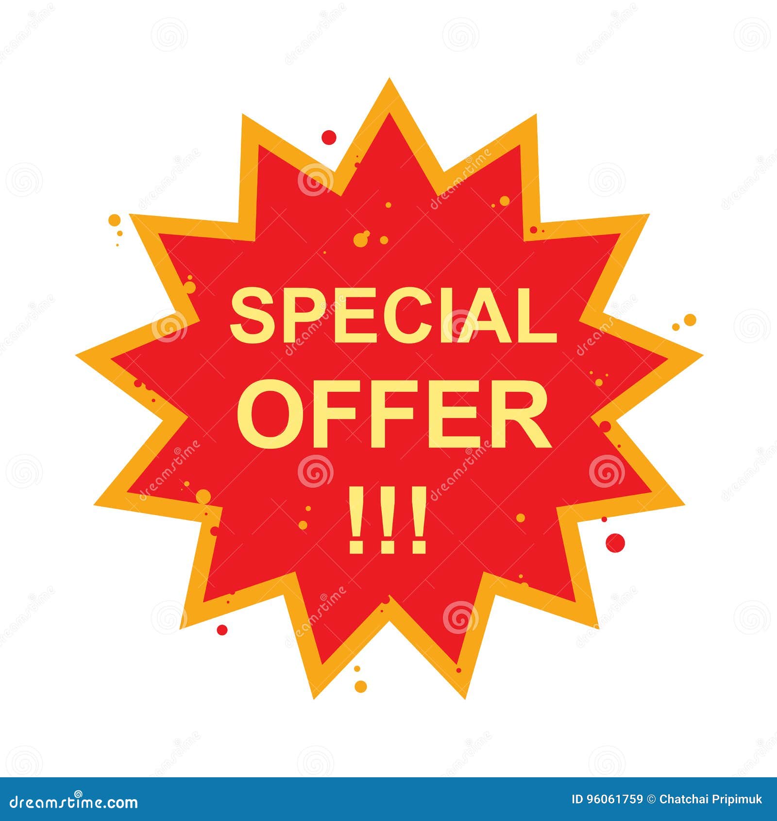 Símbolo De La Oferta Especial, Vector Ilustración del Vector ...