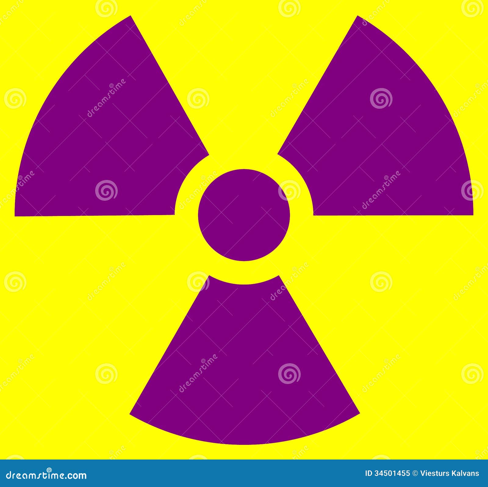 Símbolo de la radiación stock de ilustración. Ilustración de colores ...