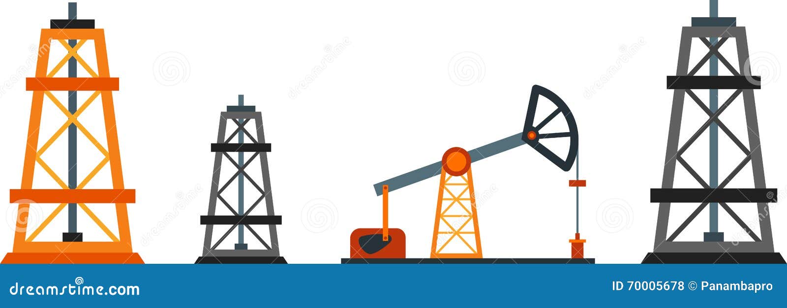 Símbolo De La Torre De Perforación Ilustración del Vector - Ilustración ...