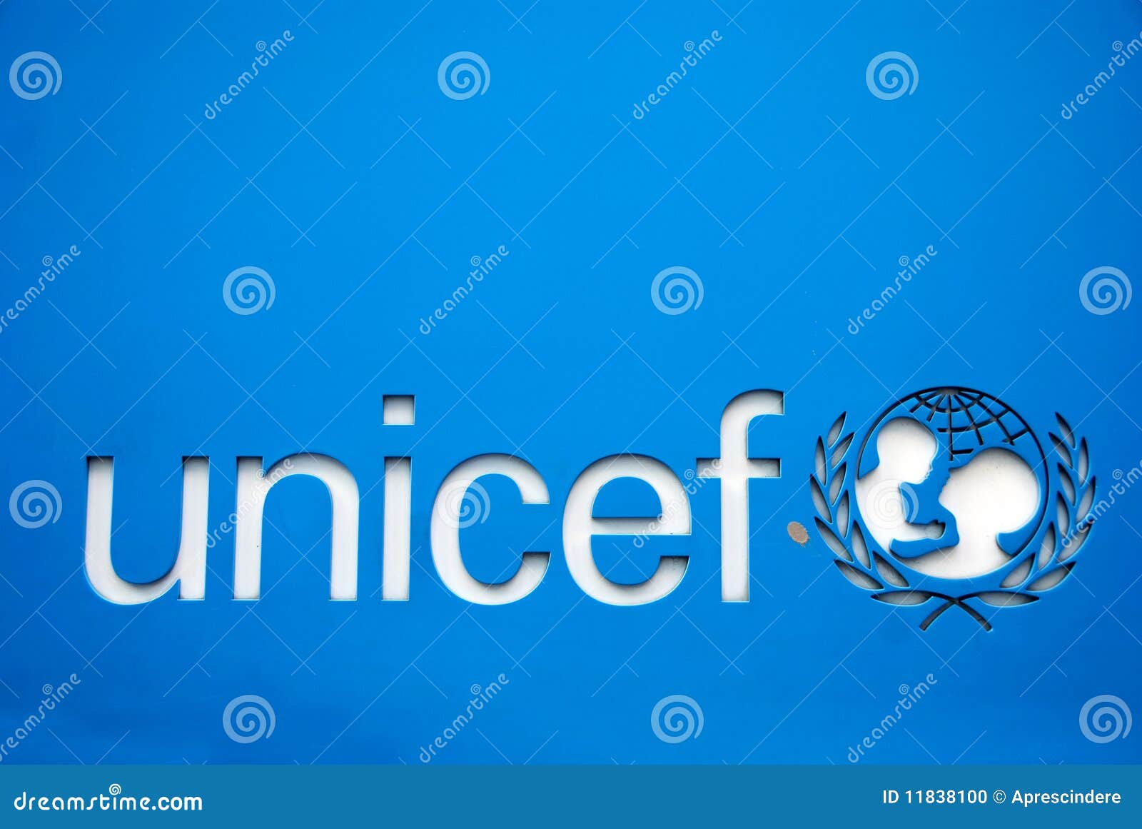 Símbolo de la Unicef imagen editorial. Ilustración de indicador - 11838100