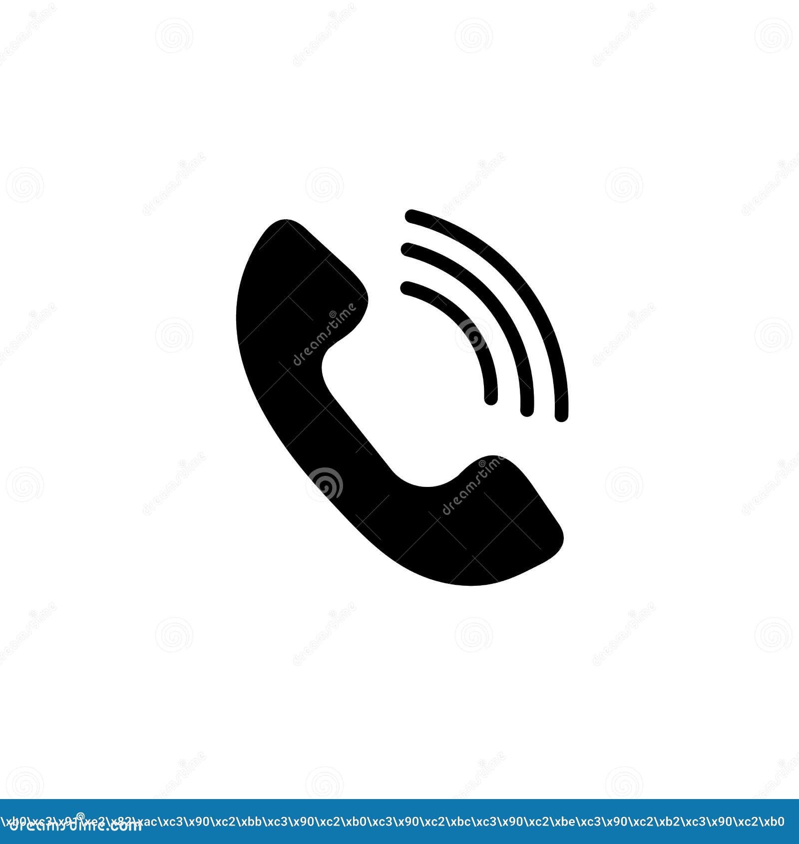 Símbolo De Llamada Entrante - Vector De Llamada Saliente Ilustración ...