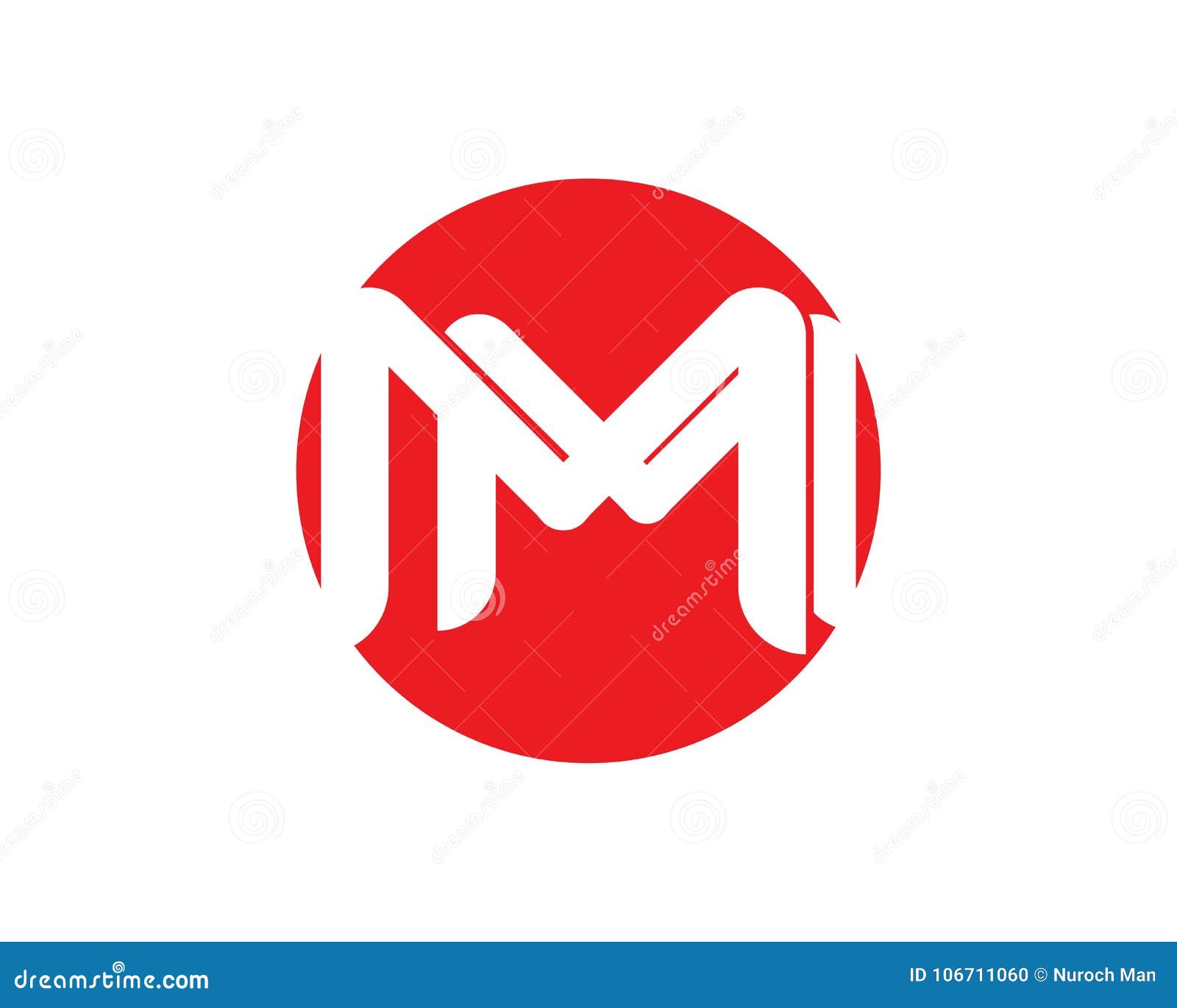 Símbolo De M Letter Logos Template Ilustración del Vector - Ilustración ...