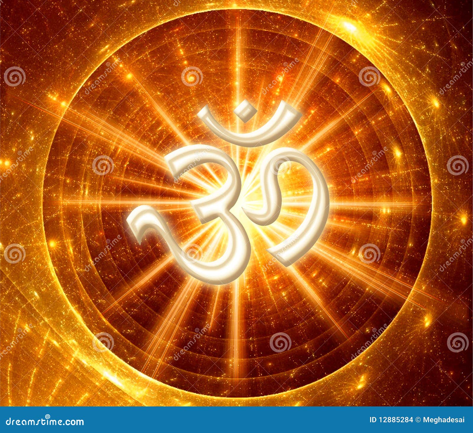 Símbolo de OM stock de ilustración. Ilustración de alma - 12885284