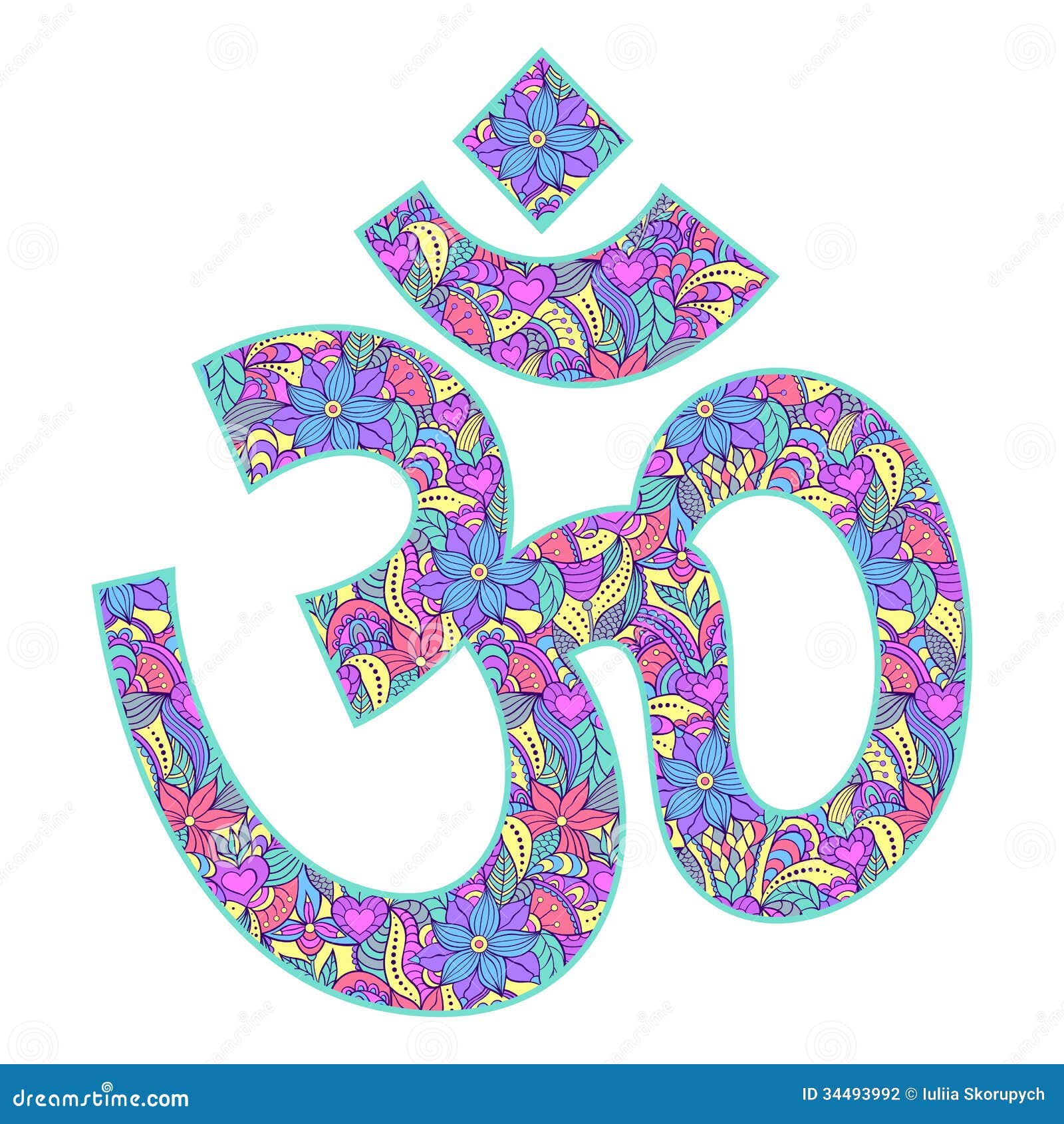 Símbolo de OM ilustración del vector. Ilustración de iconos - 34493992