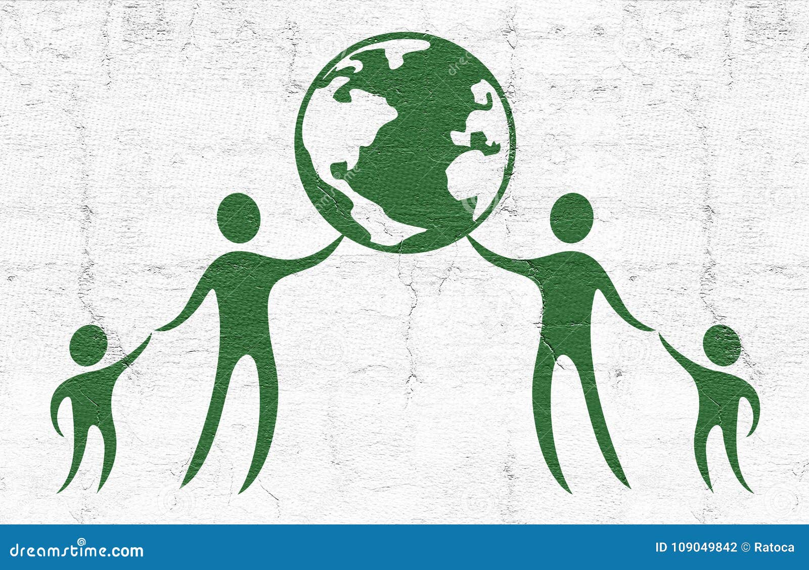 Símbolo de paz do mundo ilustração stock. Ilustração de comunidade ...