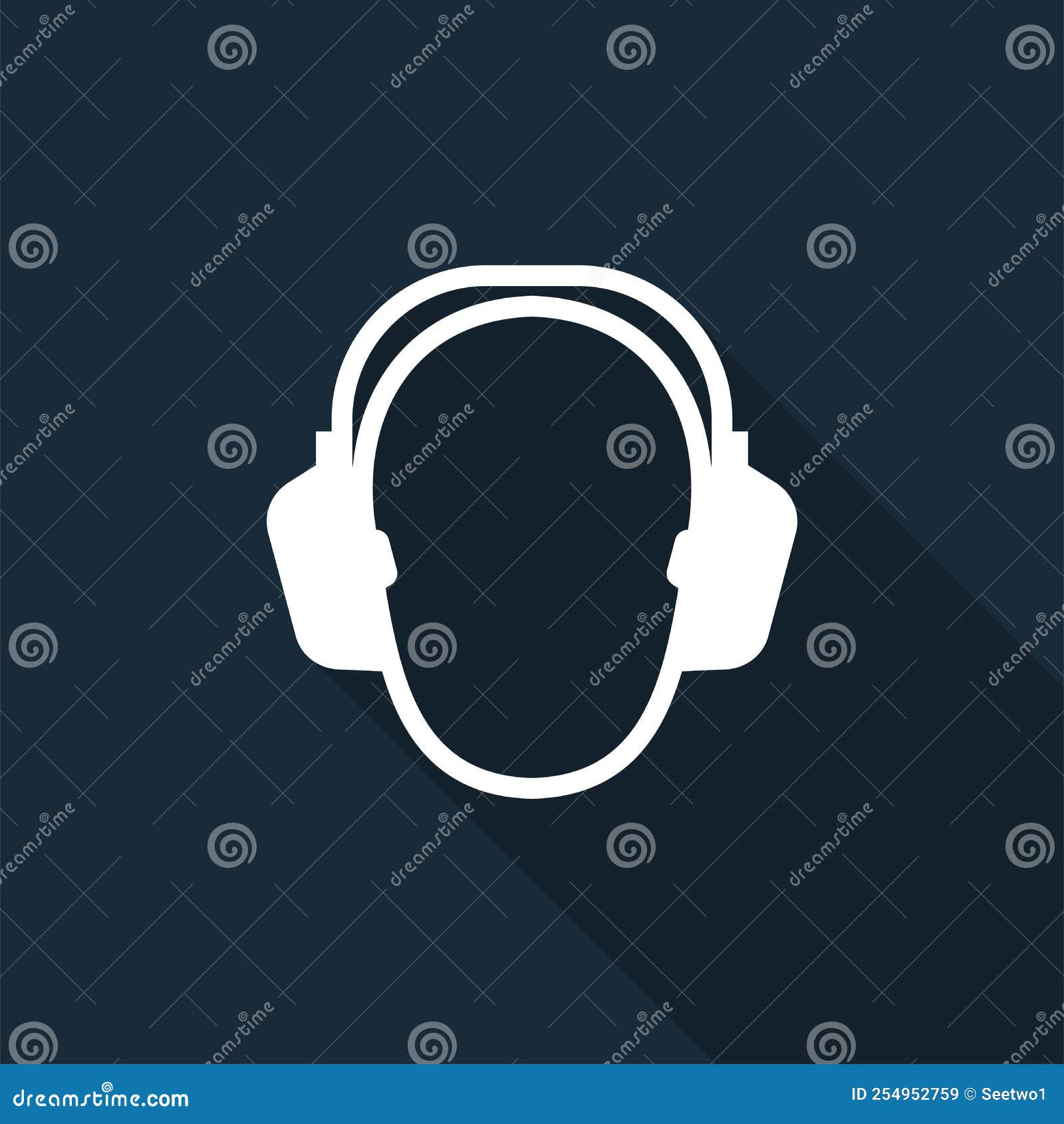 Símbolo De Protección Auditiva Ilustración del Vector - Ilustración de ...