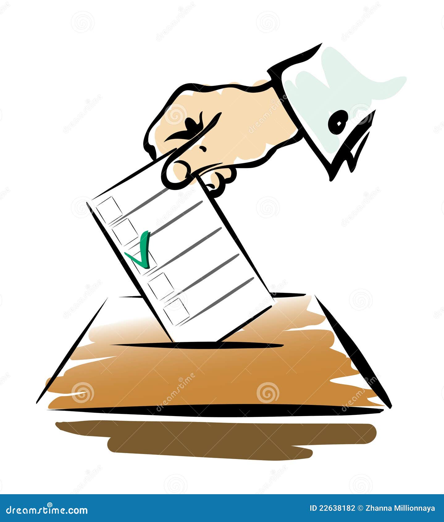 Símbolo de votação 2 ilustração do vetor. Ilustração de original - 22638182