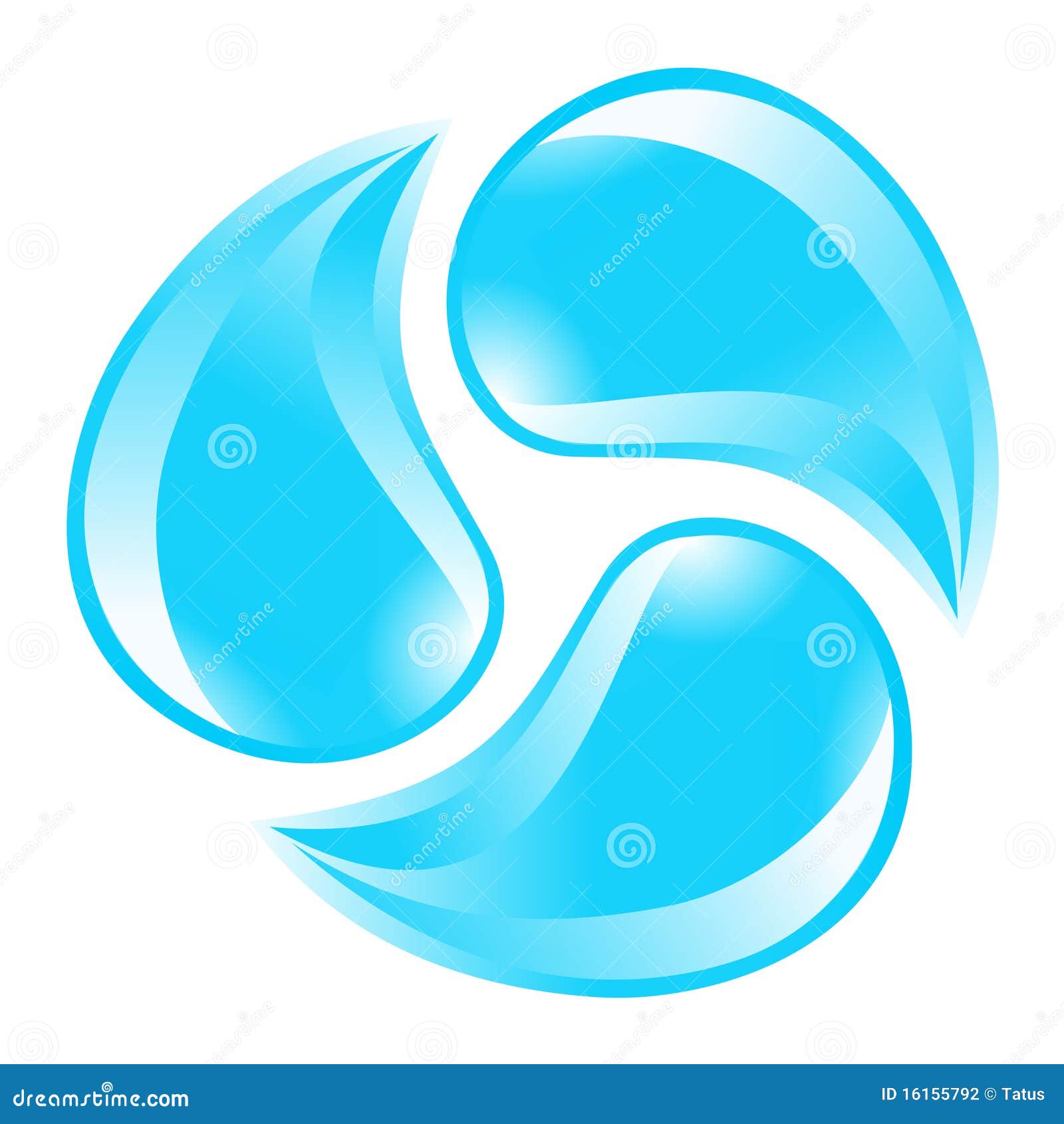 Símbolo del agua ilustración del vector. Ilustración de balneario ...