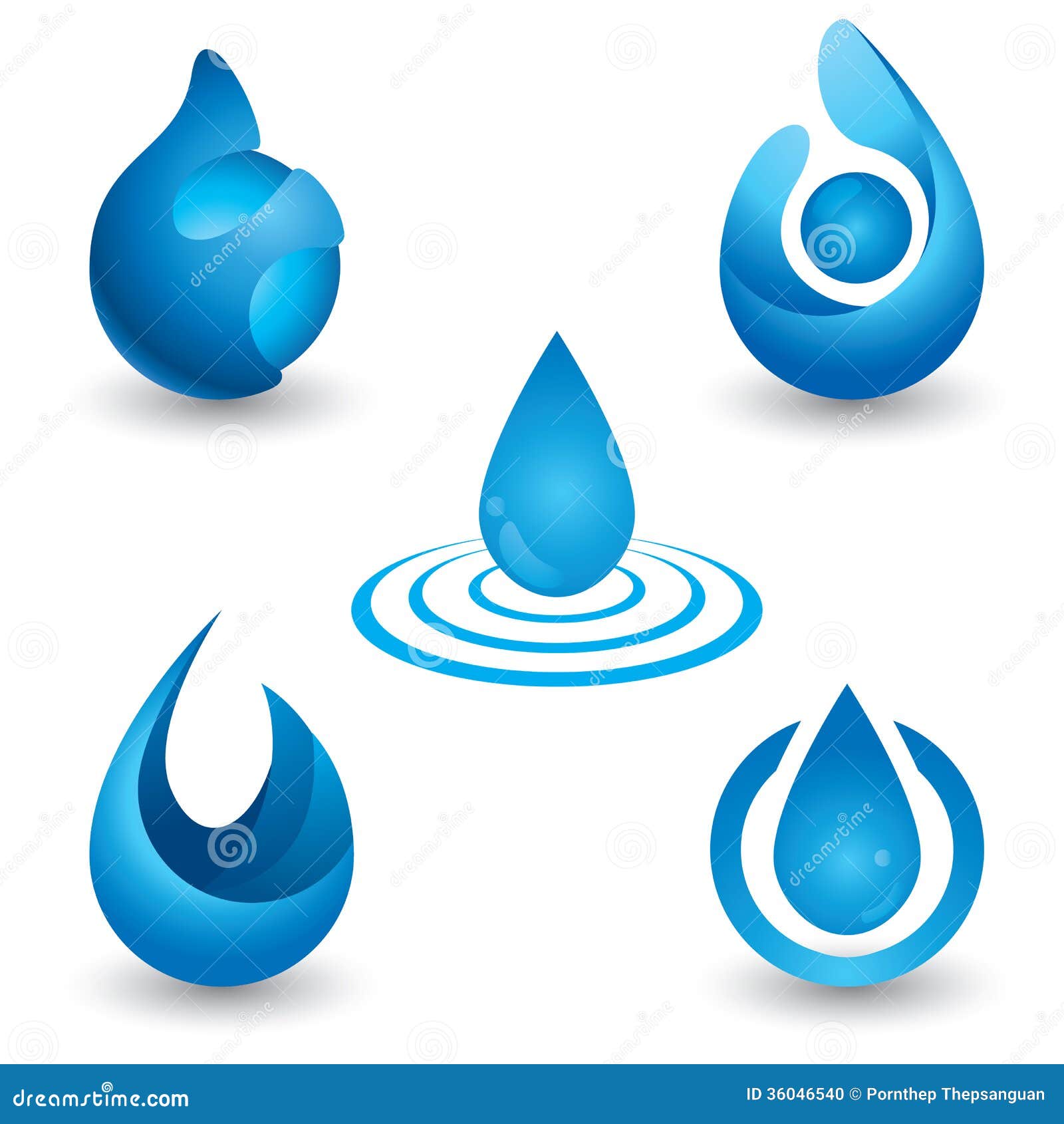 Símbolo del agua ilustración del vector. Ilustración de gotita - 36046540