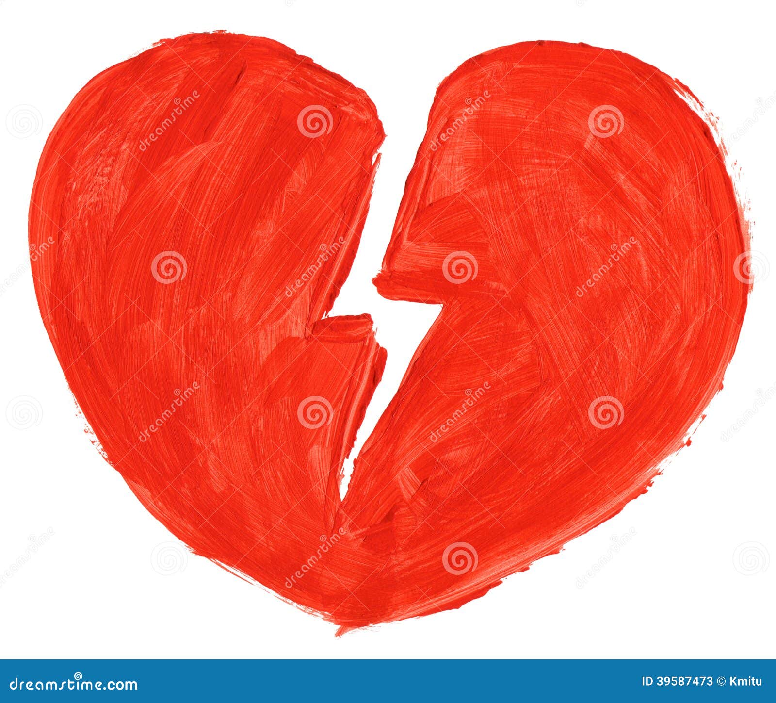 Símbolo del amor quebrado imagen de archivo. Imagen de mitad - 39587473