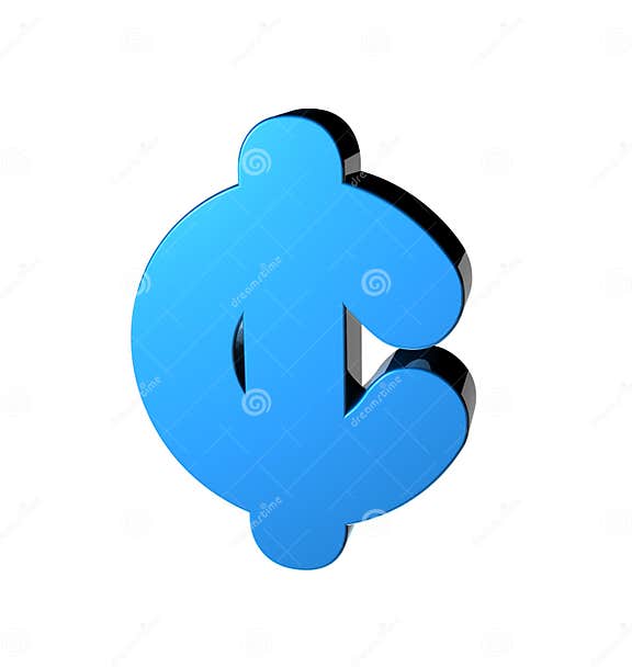 Símbolo del centavo stock de ilustración. Ilustración de america - 13361366