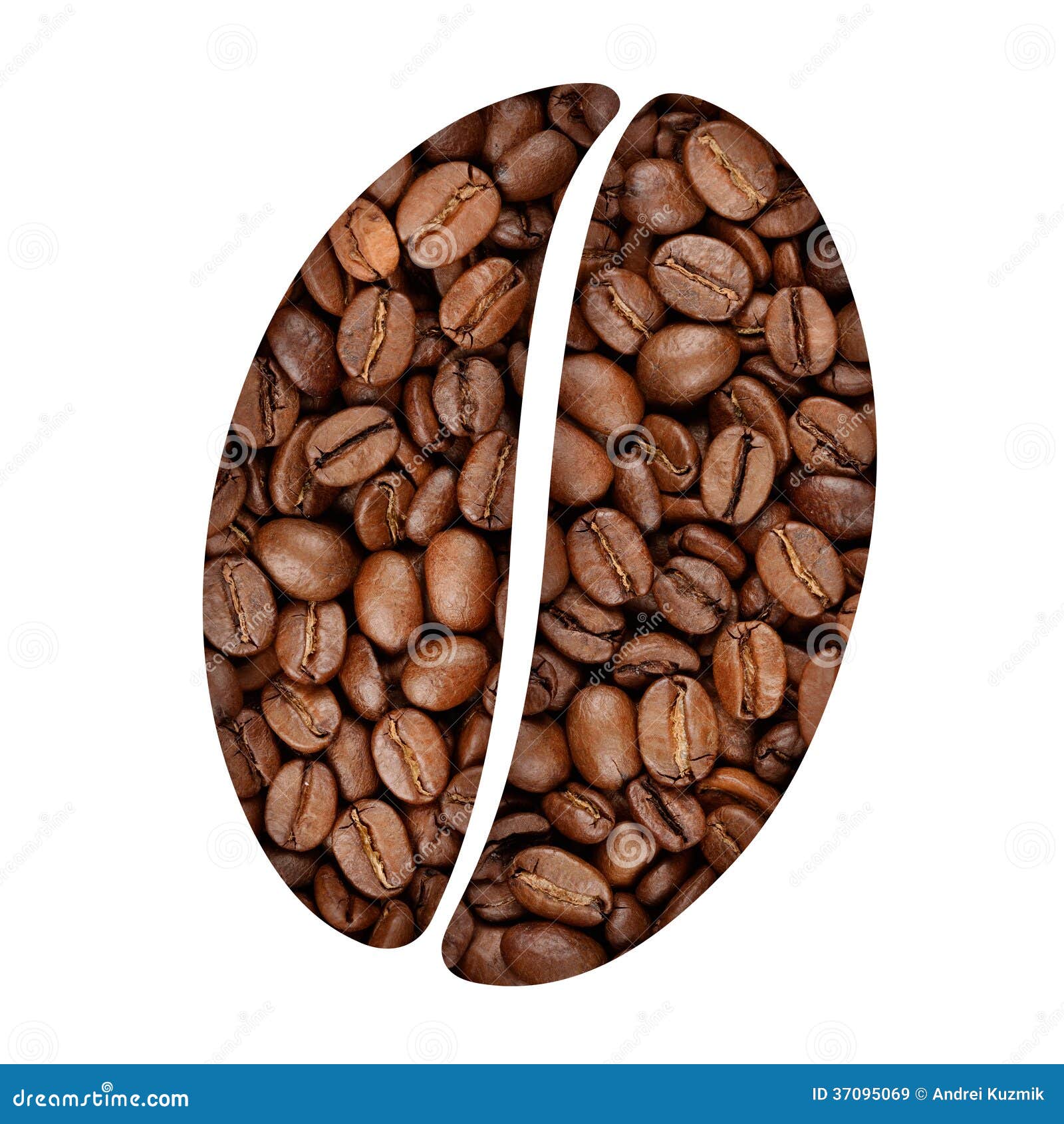 Símbolo del grano de café imagen de archivo. Imagen de forma - 37095069