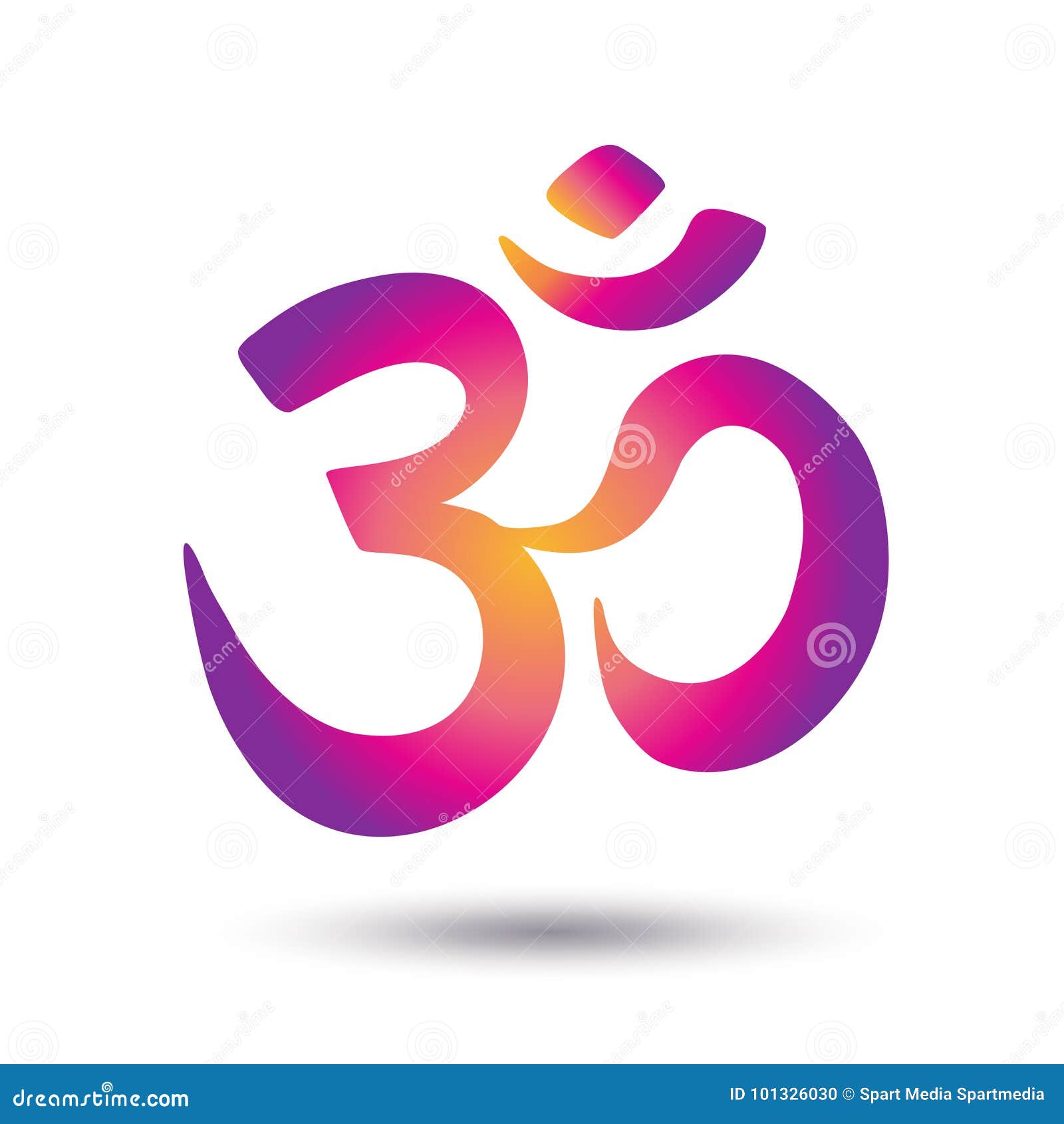 Símbolo Del Ohmio De Aum OM Ilustración del Vector - Ilustración de ...