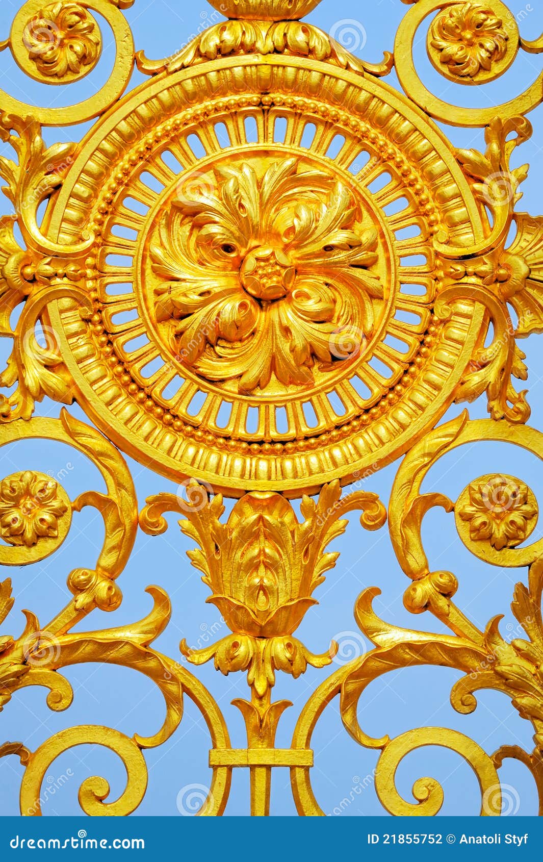 Símbolo del oro foto de archivo. Imagen de ornamental - 21855752