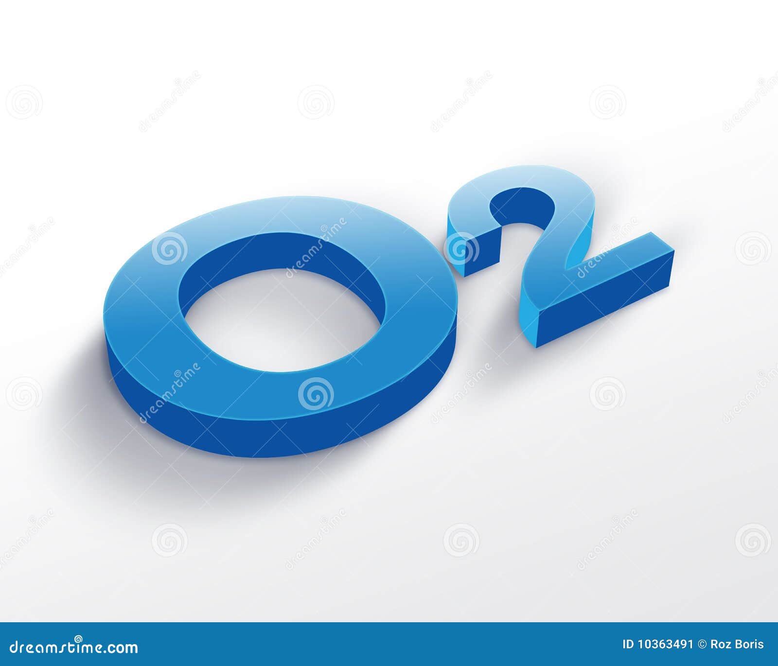 Símbolo del oxígeno stock de ilustración. Ilustración de pureza - 10363491