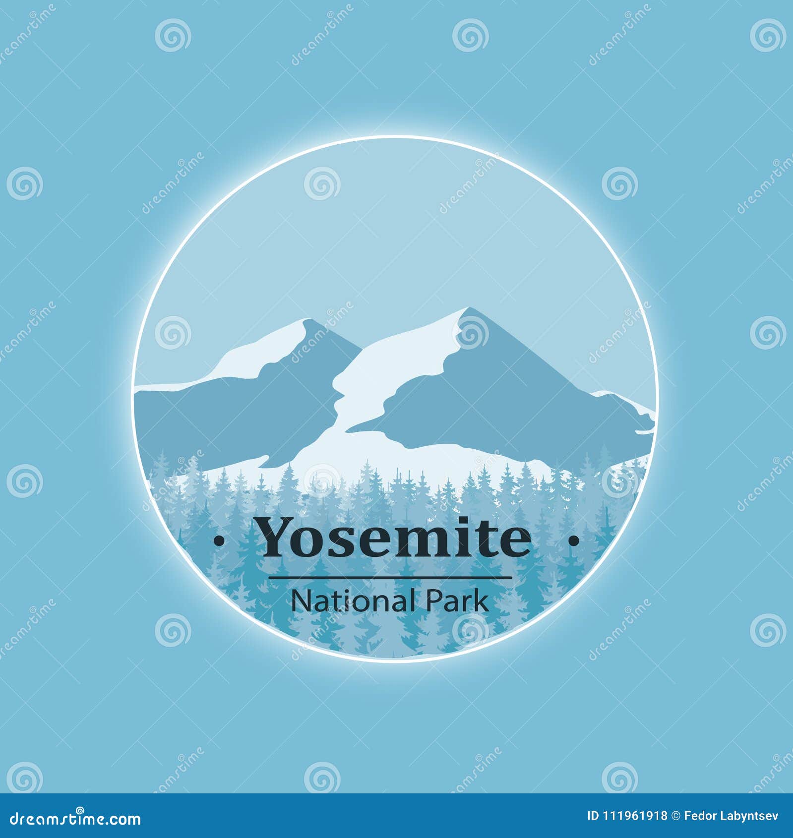 Símbolo Del Parque Nacional Ilustración del Vector - Ilustración de ...