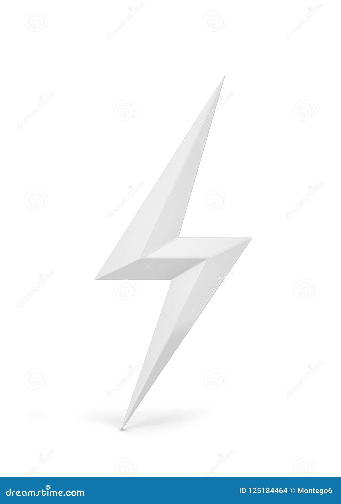 Símbolo del rayo stock de ilustración. Ilustración de zigzag - 125184464
