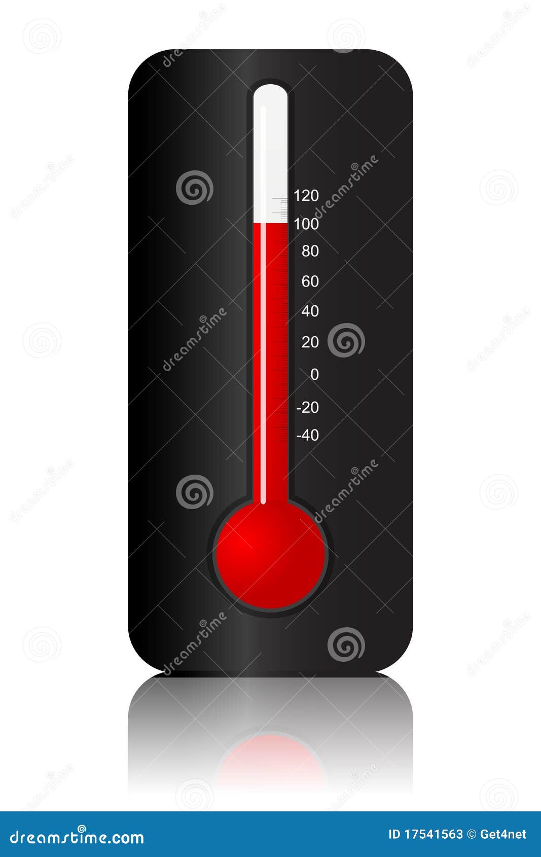 Símbolo del termómetro ilustración del vector. Ilustración de icono ...