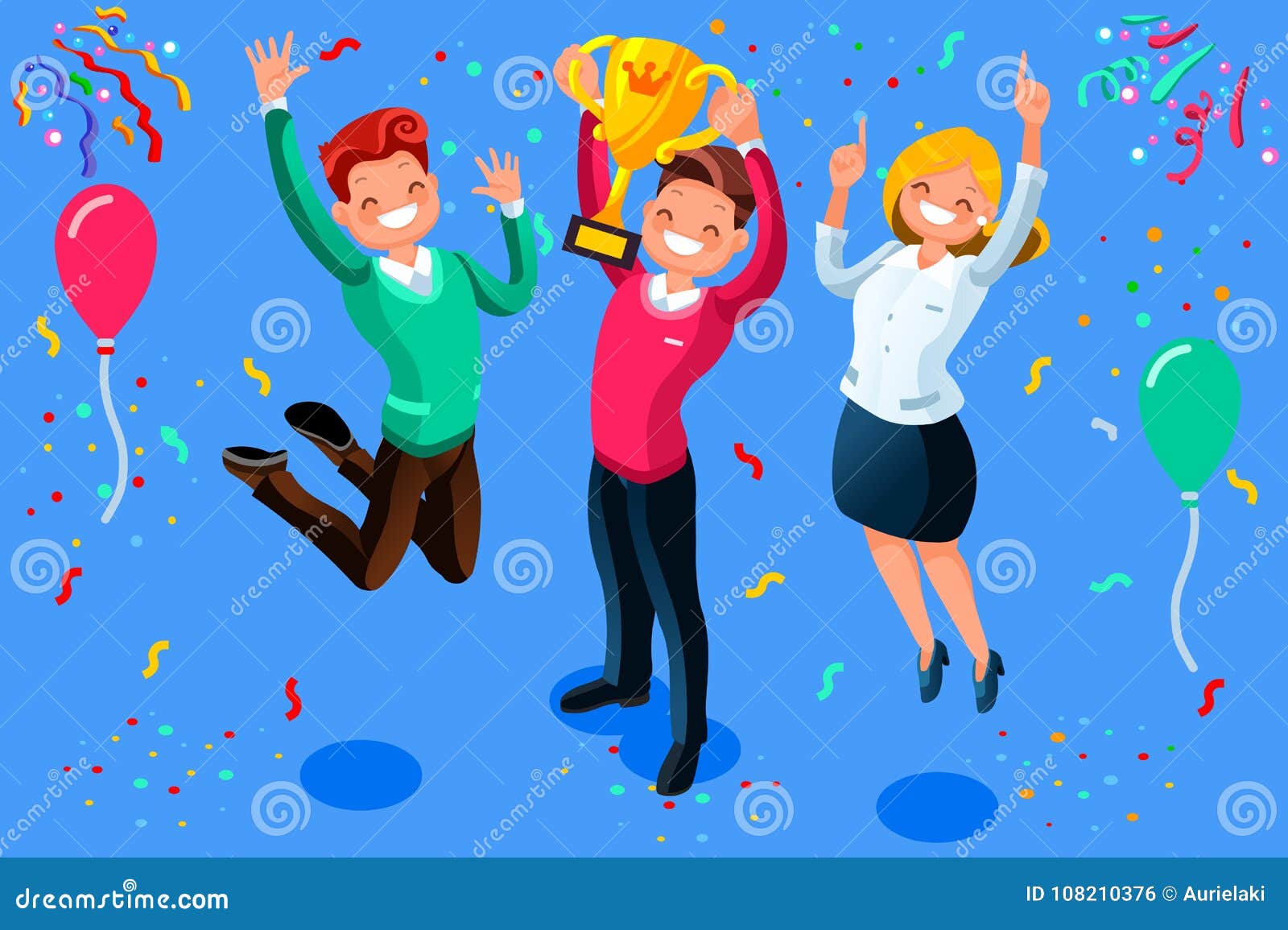 Símbolo Del Triunfo Del Trofeo Del Vector Ilustración del Vector ...