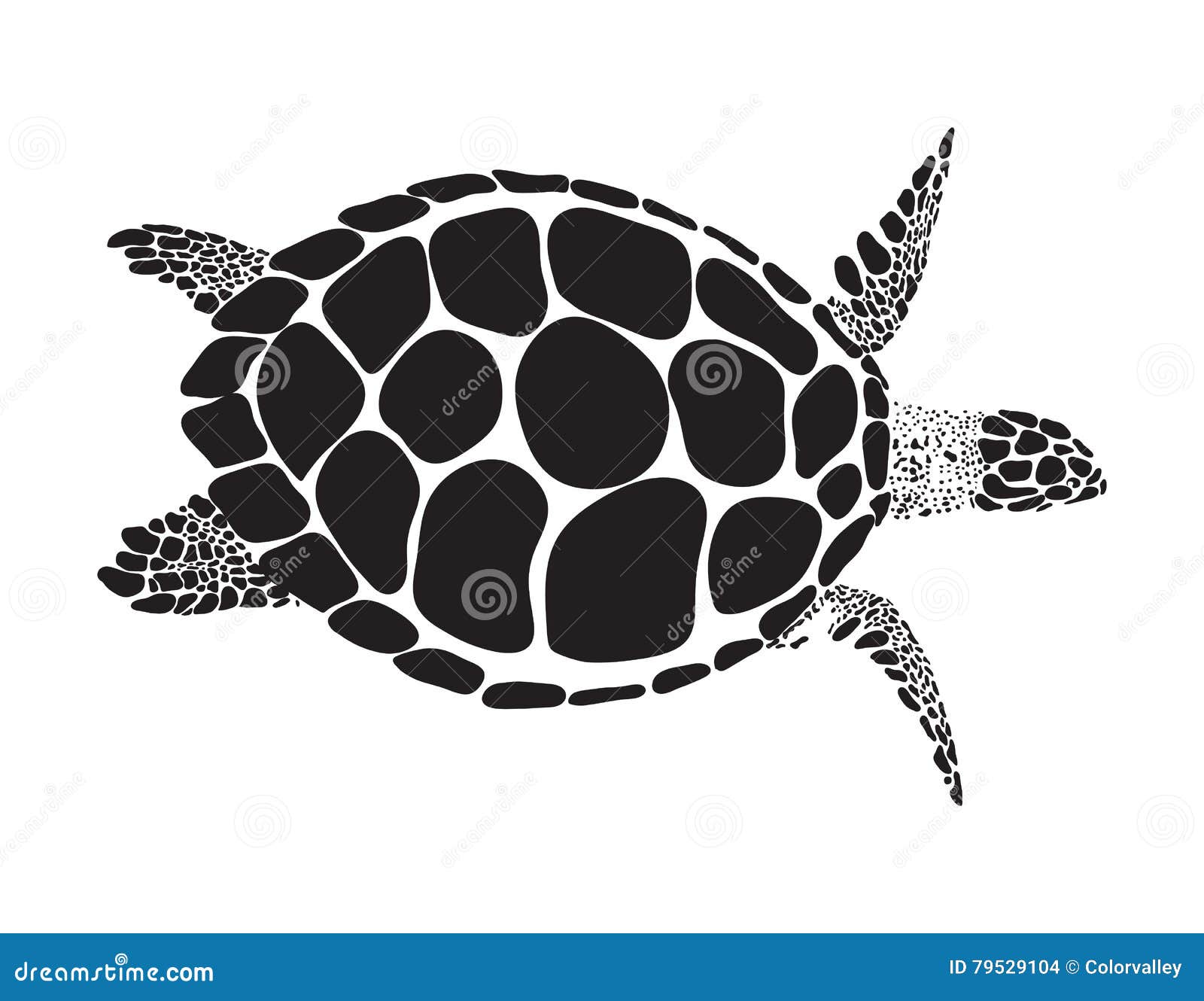 Símbolo Del Vector De La Tortuga Ilustración del Vector - Ilustración ...