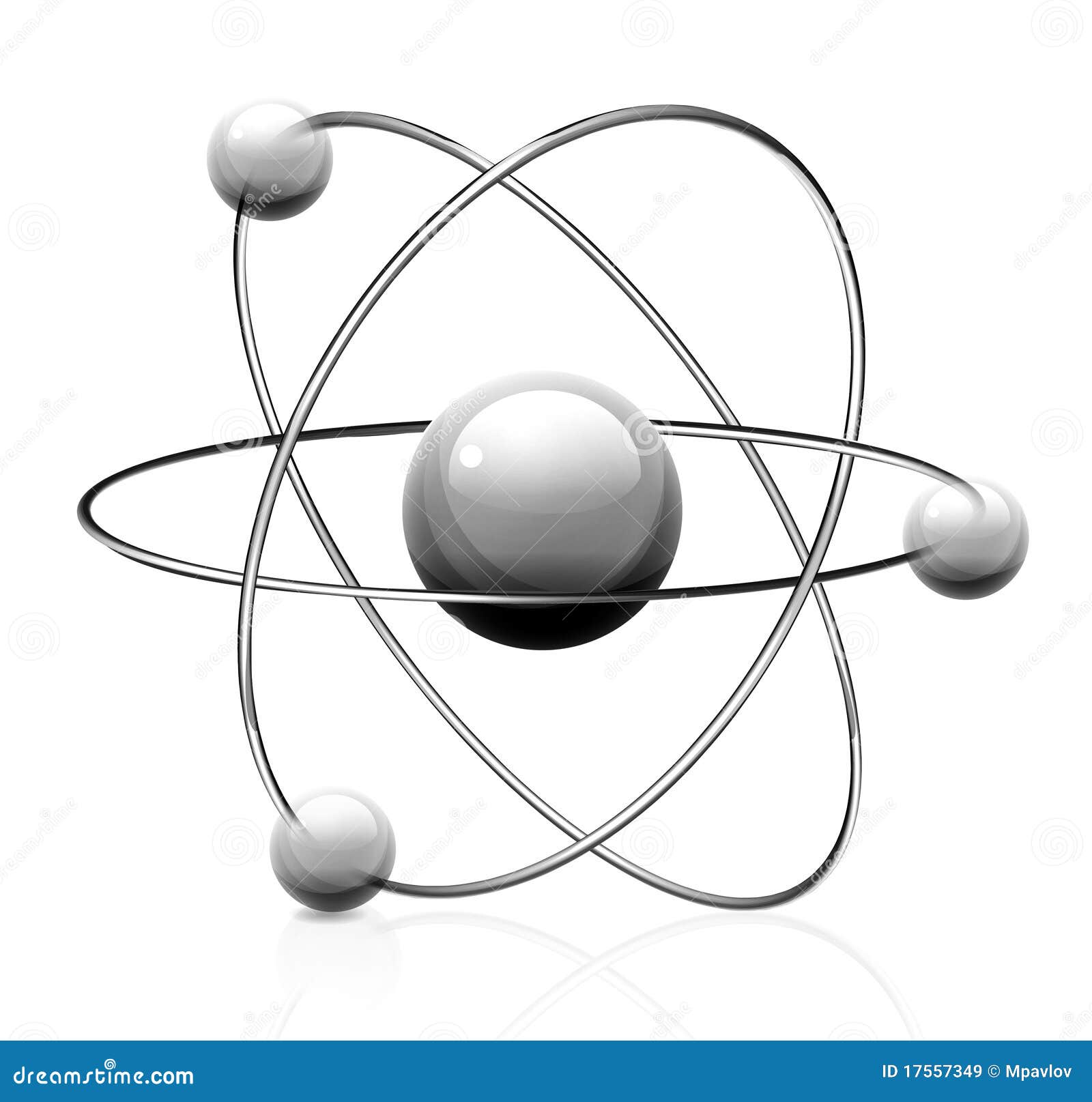 Símbolo do átomo ilustração do vetor. Ilustração de isolado - 17557349