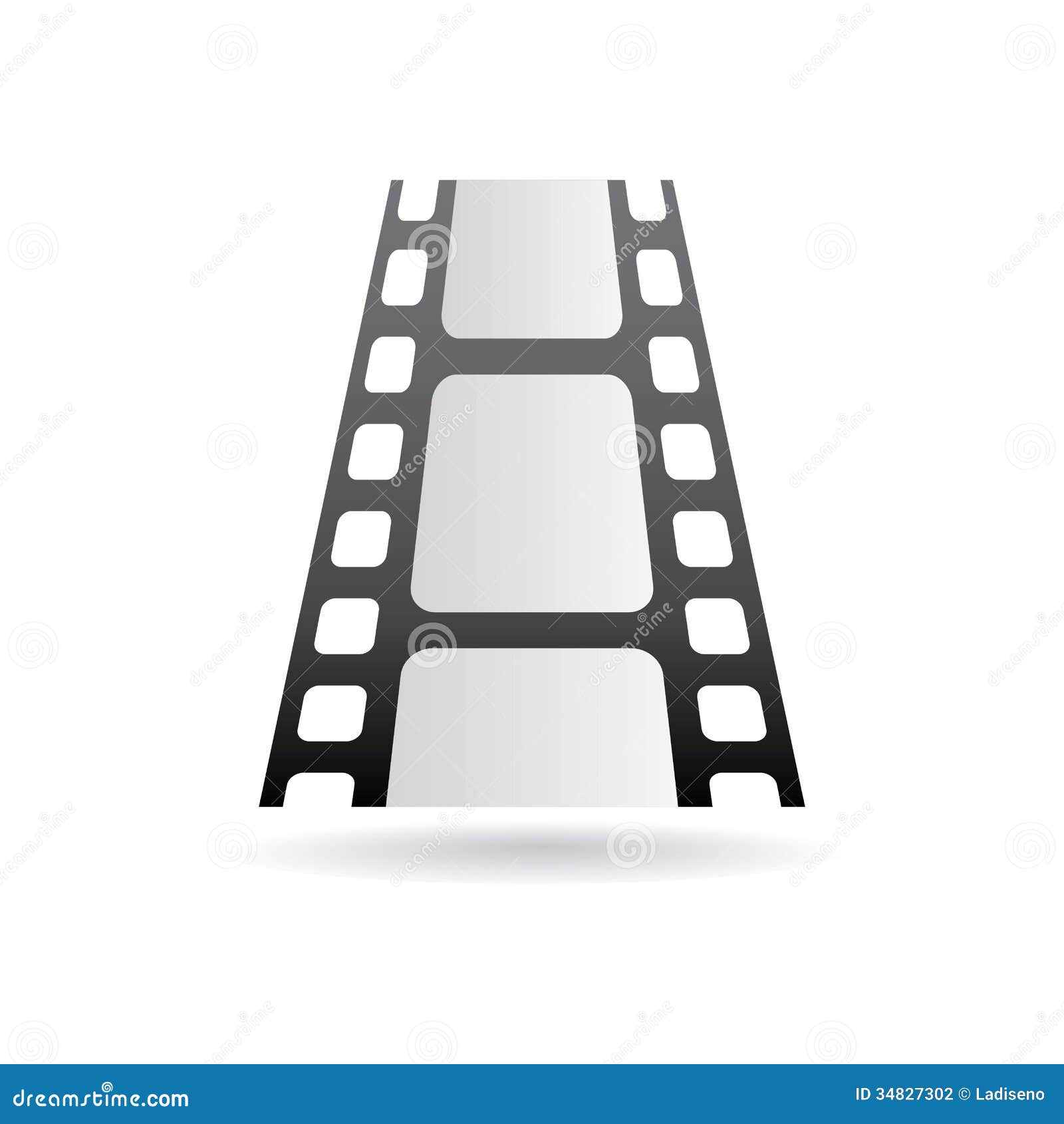 Símbolo do cinema ilustração do vetor. Ilustração de perfeito - 34827302