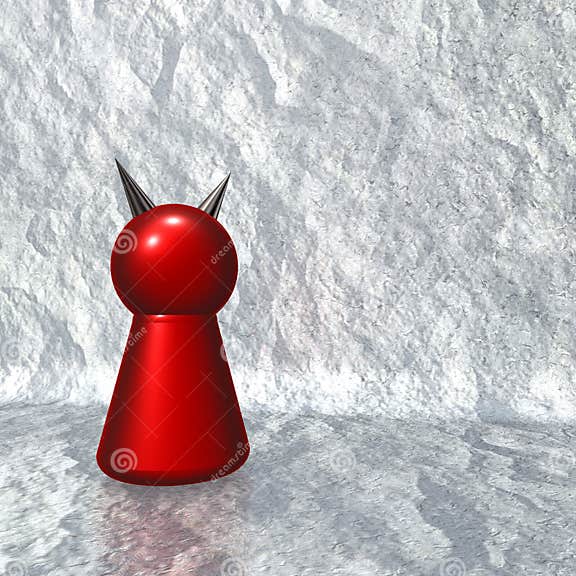 Símbolo do diabo ilustração stock. Ilustração de monstro - 27516785