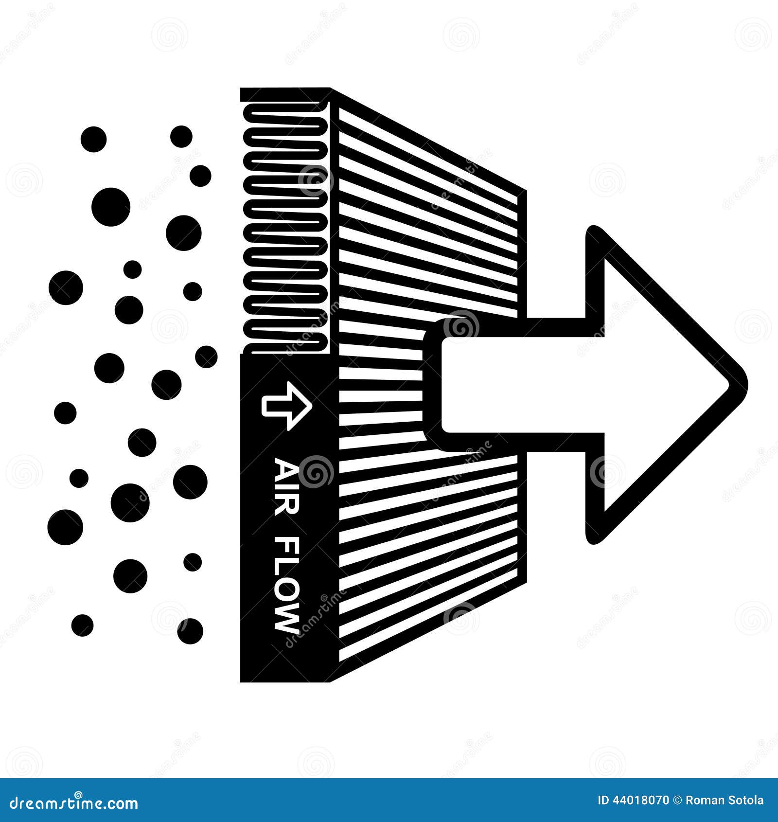 Símbolo Do Efeito Do Filtro De Ar Ilustração do Vetor - Ilustração de ...