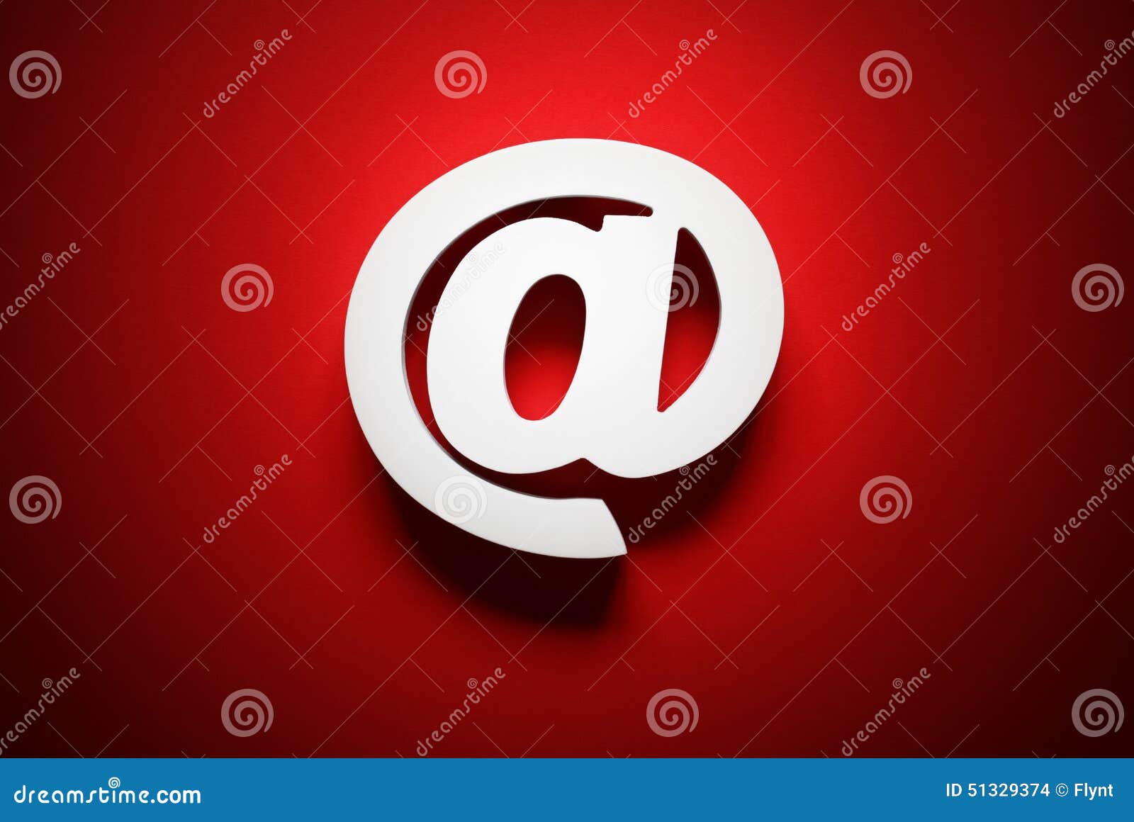 Símbolo do email foto de stock. Imagem de contato, vermelho - 51329374