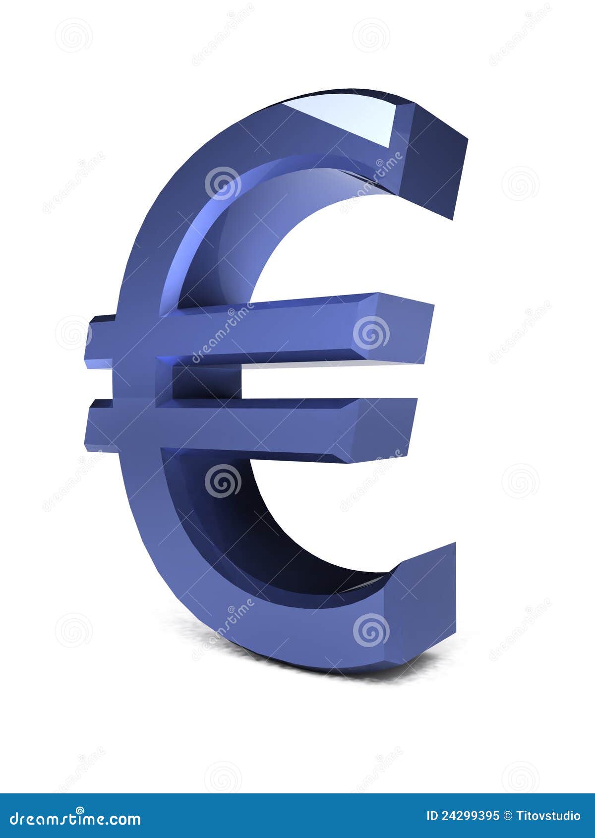 Símbolo Do Euro Do Metal 3d Ilustração Stock - Ilustração de mercado ...