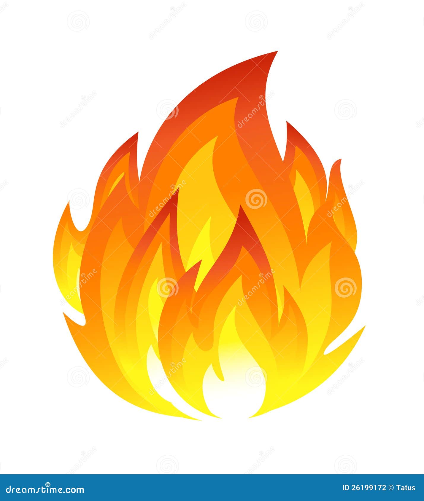 Símbolo do incêndio ilustração do vetor. Ilustração de inferno - 26199172
