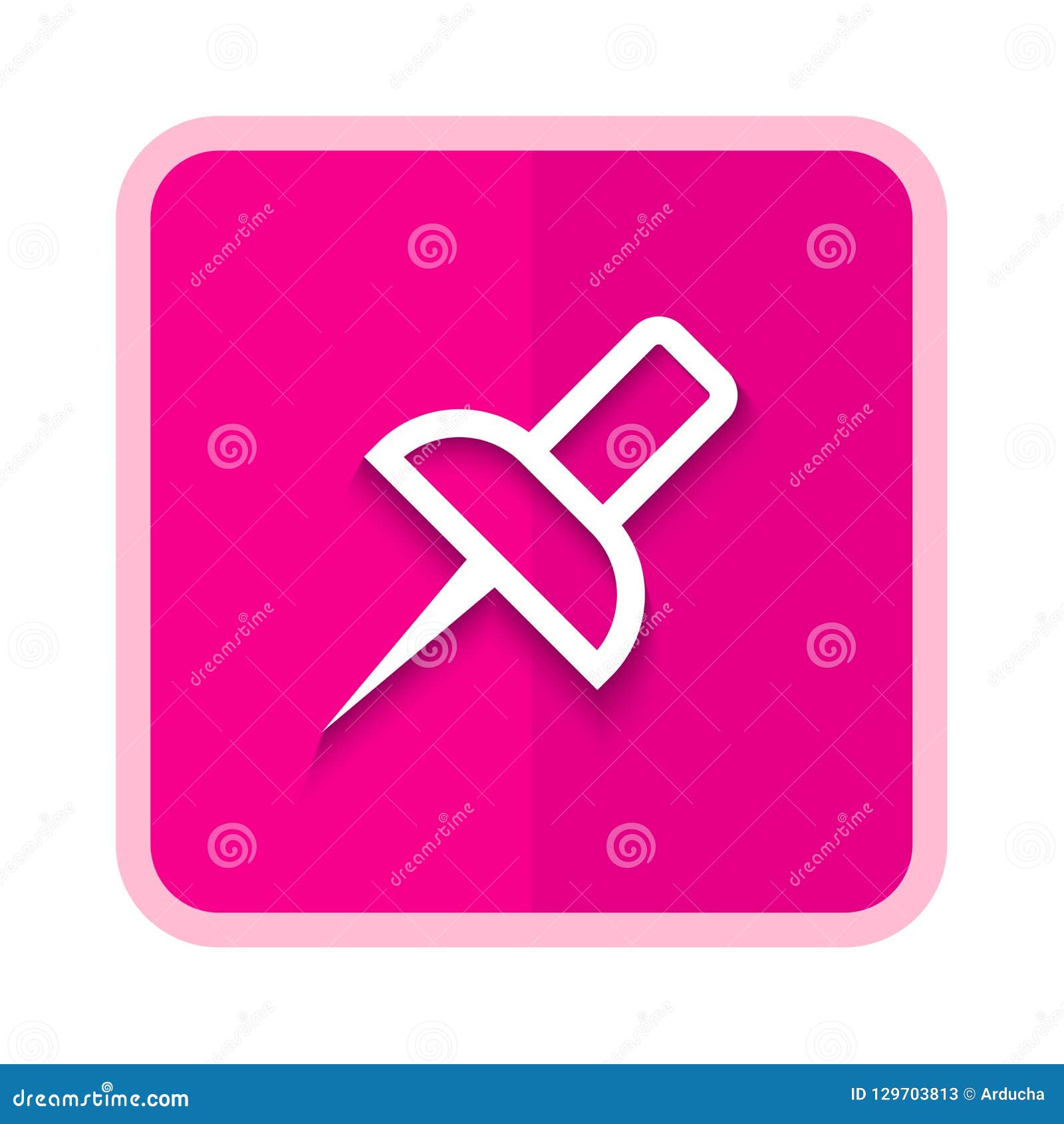 Símbolo Do Lembrete Do Pino Ilustração Stock - Ilustração de lembrete ...