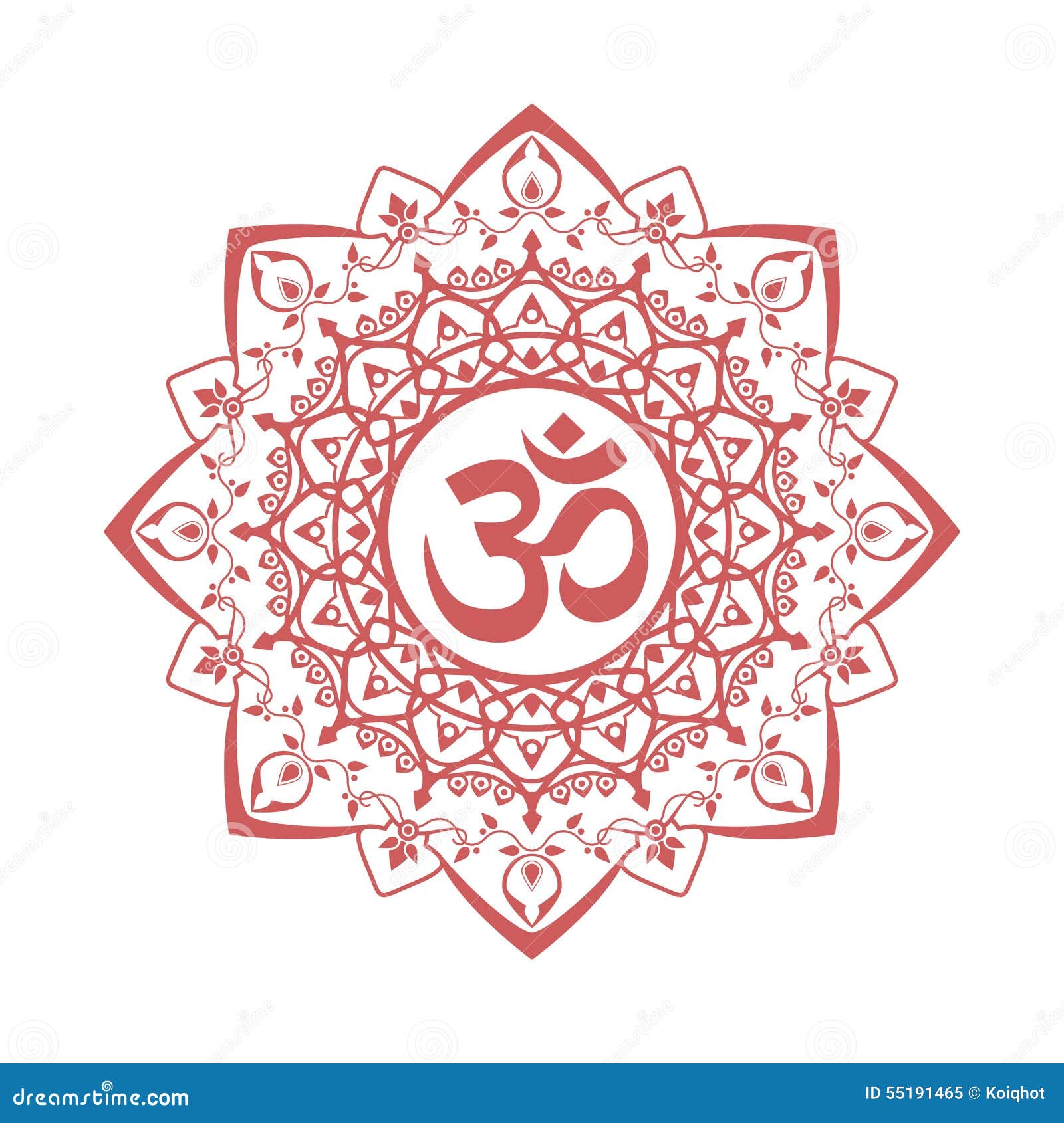 Símbolo do OM ilustração do vetor. Ilustração de leste - 55191465