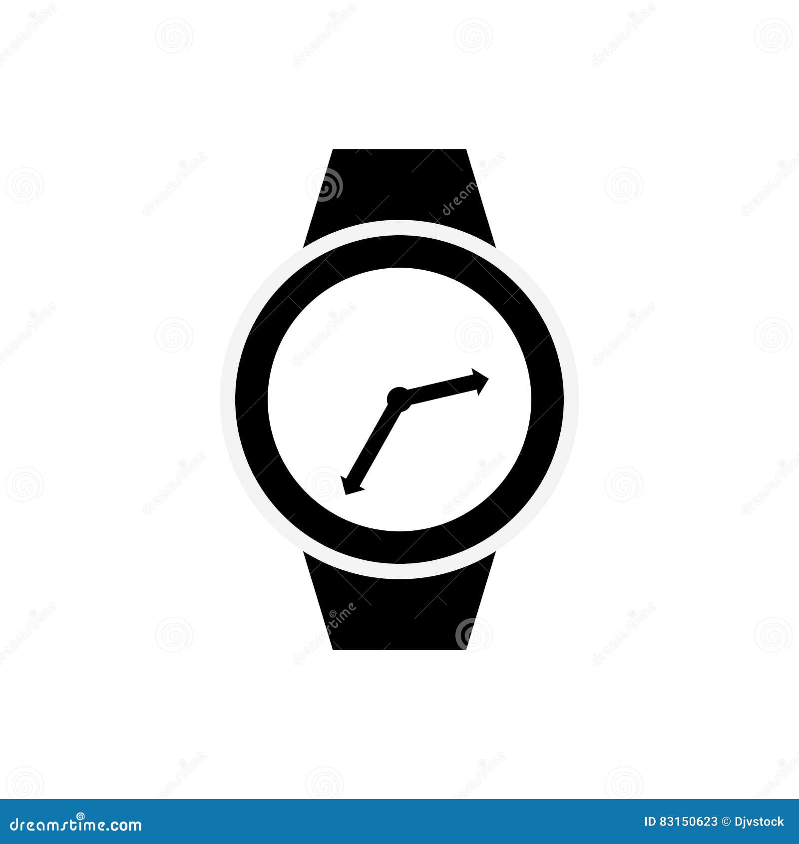Símbolo Do Relógio De Ponto Ilustração Stock - Ilustração de momento ...