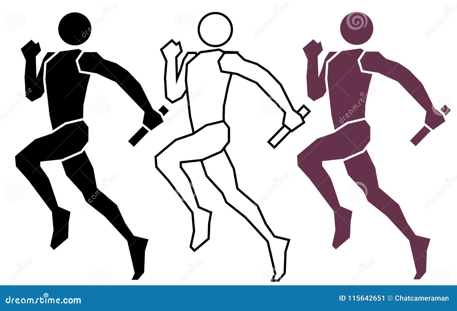 Símbolo Do Sinal Do ícone Do Atletismo Ilustração do Vetor - Ilustração ...