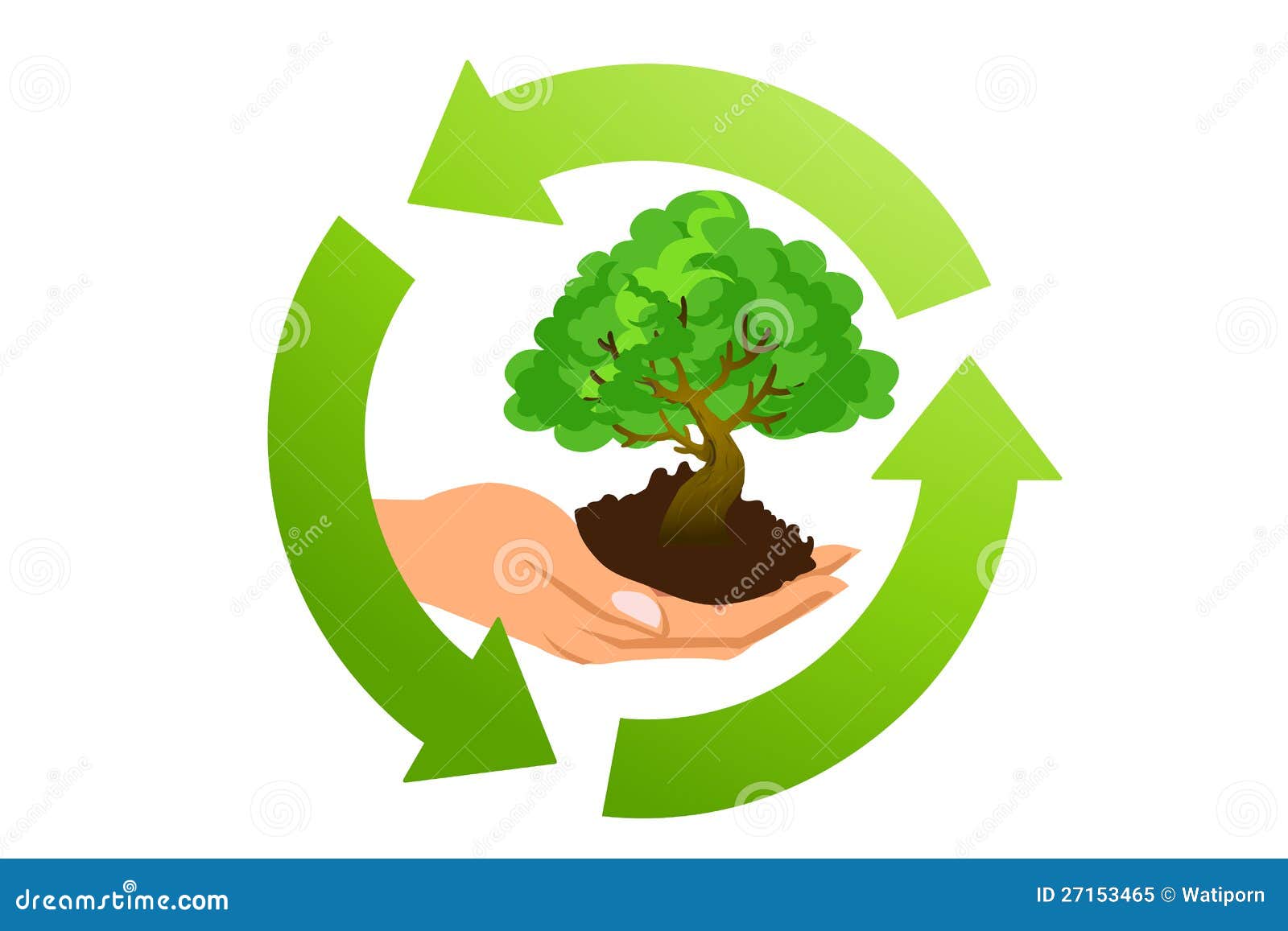 Símbolo Ecológico Del Concepto Stock de ilustración - Ilustración de ...