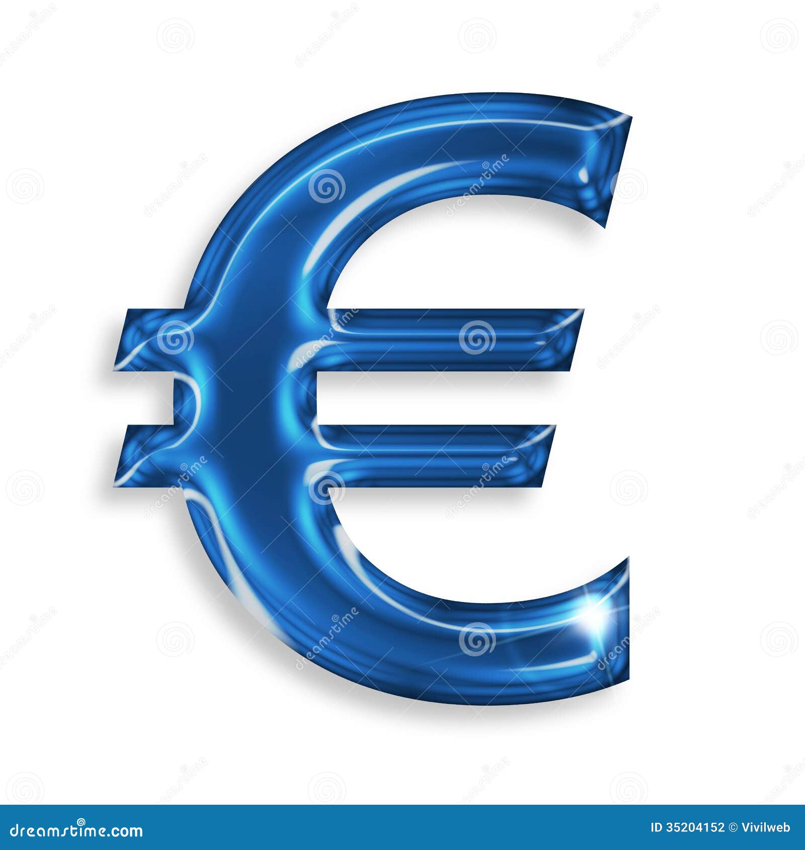 Símbolo euro stock de ilustración. Ilustración de europa - 35204152