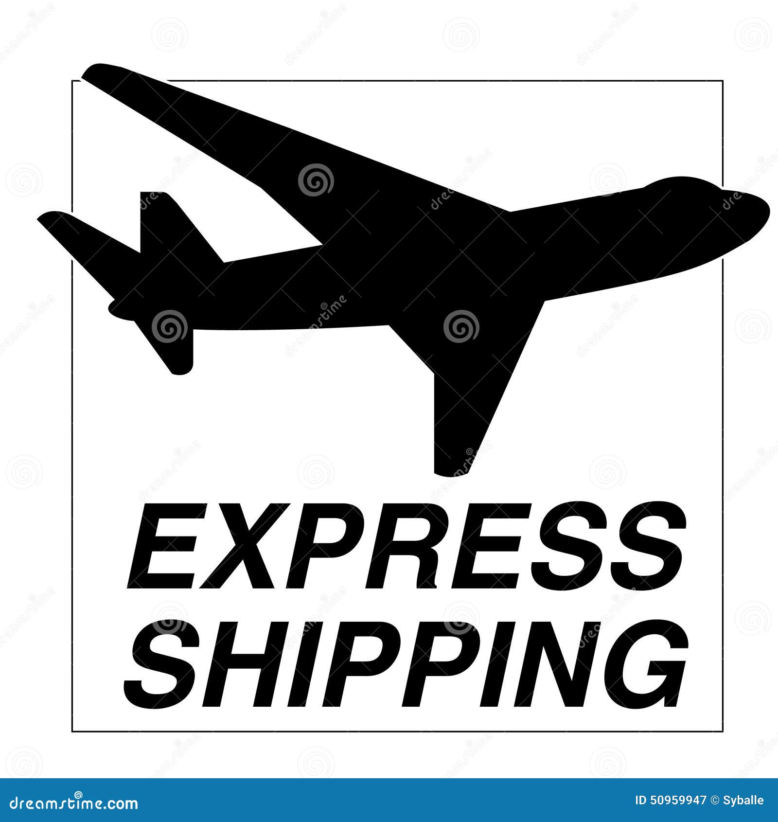 Símbolo Expresso Do Transporte Ilustração do Vetor - Ilustração de ...