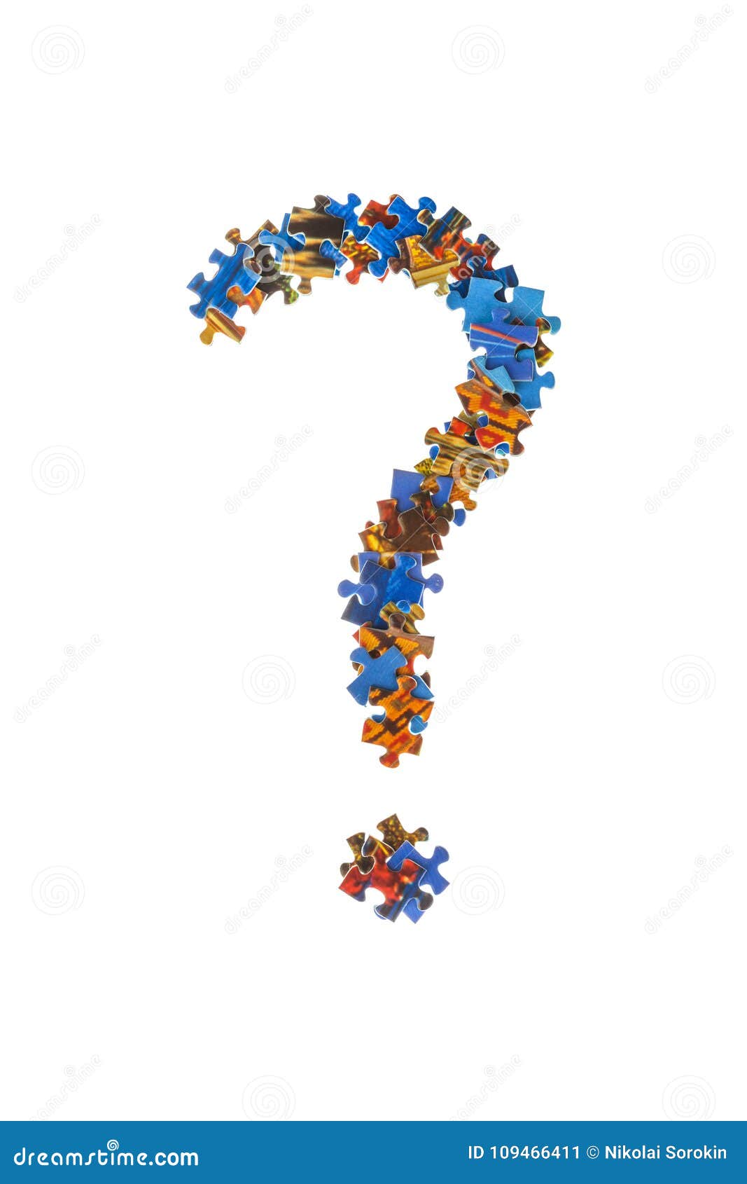 Símbolo? Feito De Partes Do Enigma Imagem de Stock - Imagem de forma ...
