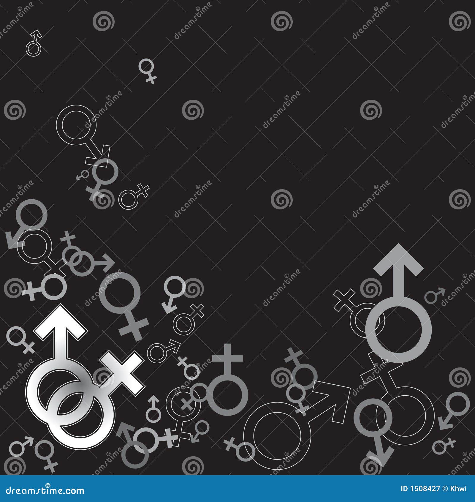 Símbolo Gráfico Do Macho E Da Fêmea/sinal Ilustração do Vetor ...