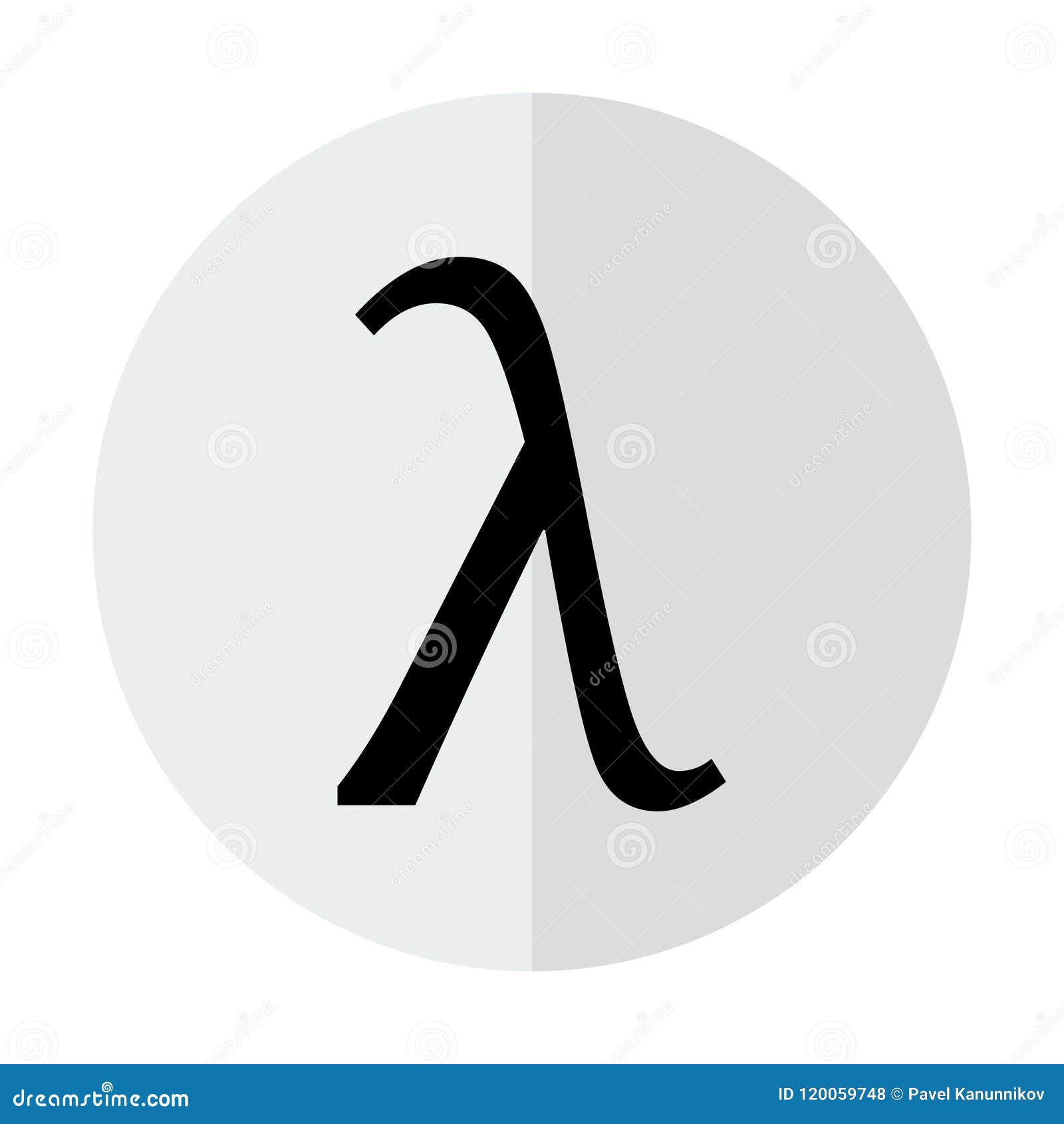 Símbolo Grego Do Lambda Da Letra Ilustração do Vetor - Ilustração de ...