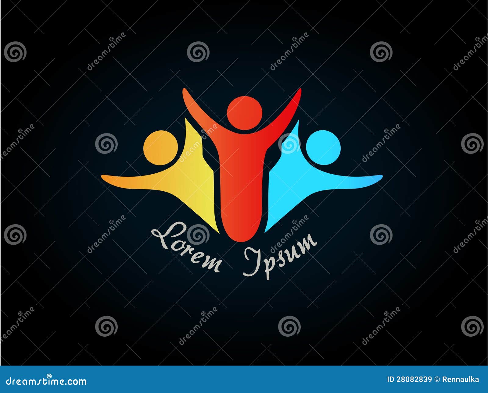 Símbolo Humano - Logotipo, Icono Ilustración del Vector - Ilustración ...