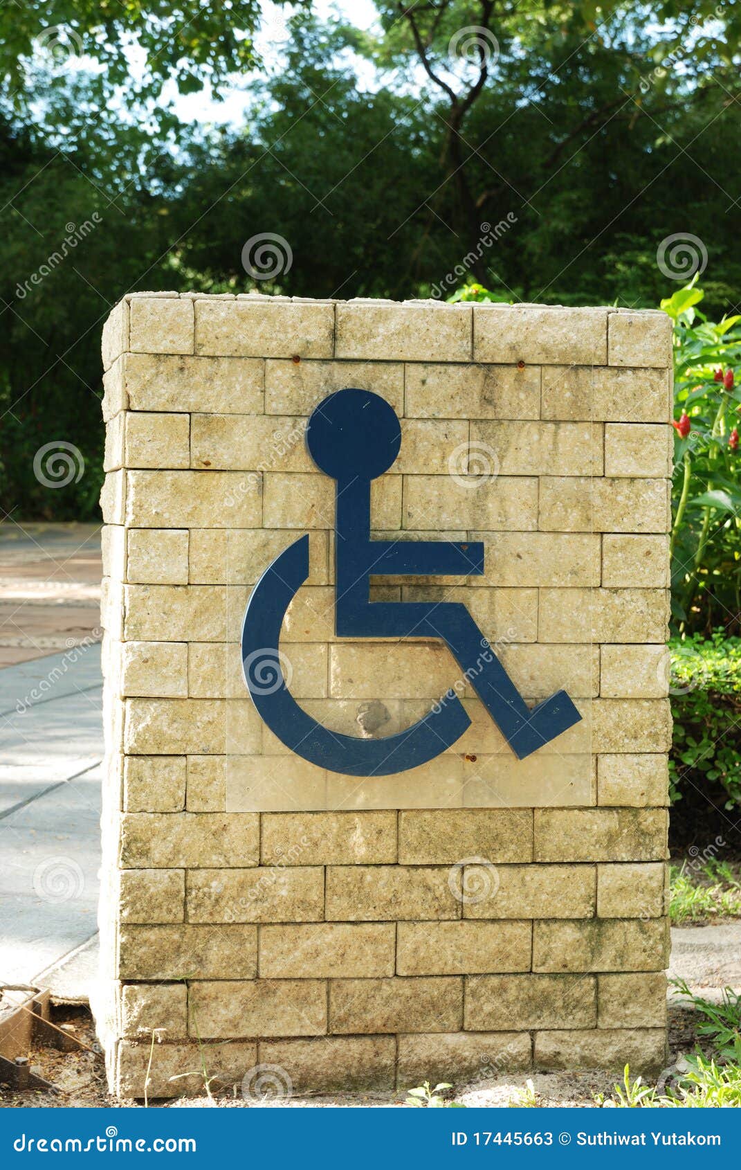 Símbolo lisiado imagen de archivo. Imagen de perjudicado - 17445663