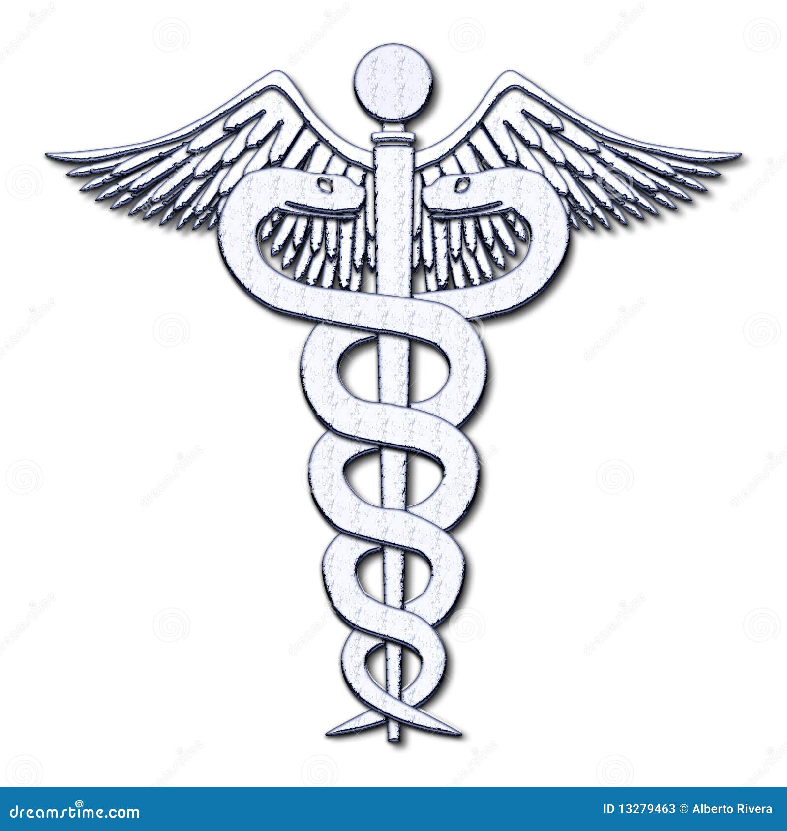 Símbolo médico stock de ilustración. Ilustración de caduceo - 13279463