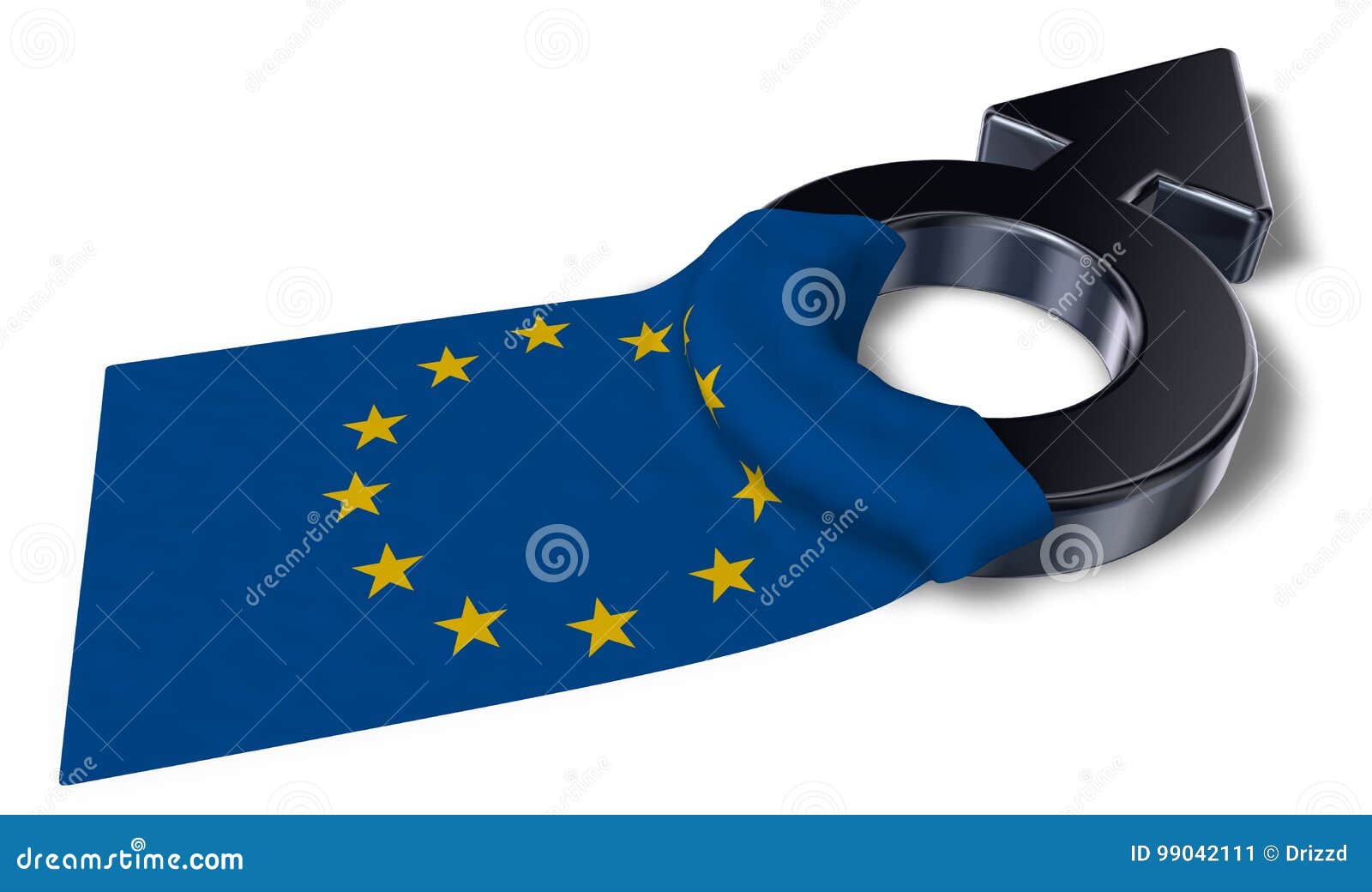 Símbolo Masculino E Bandeira Do Eu Ilustração Stock - Ilustração de ...