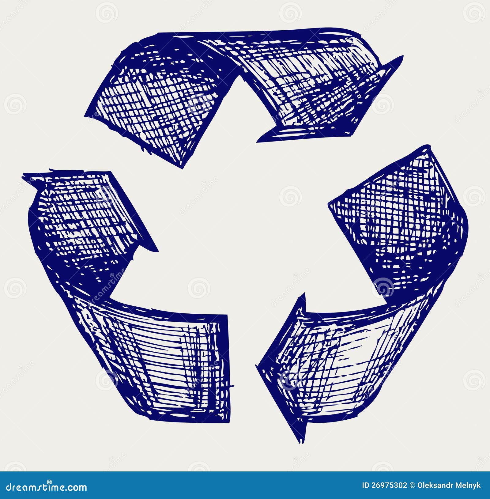 Símbolo reusar ilustração do vetor. Ilustração de caricatura - 26975302