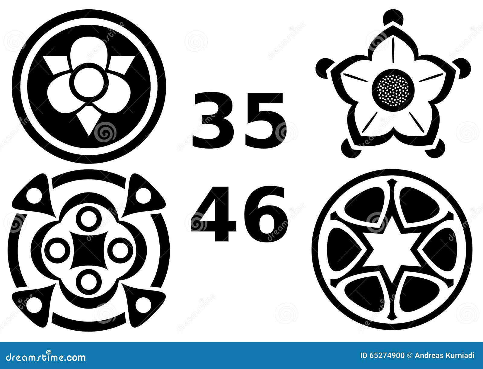 Símbolo Simétrico E Logo Set Ilustração do Vetor - Ilustração de ...