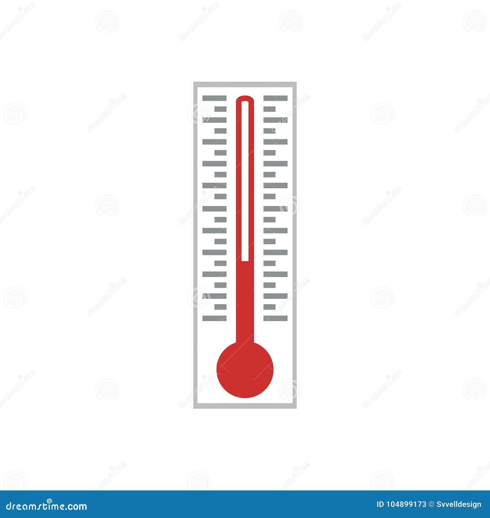 Símbolo Simples Do Termômetro Ilustração do Vetor - Ilustração de ...