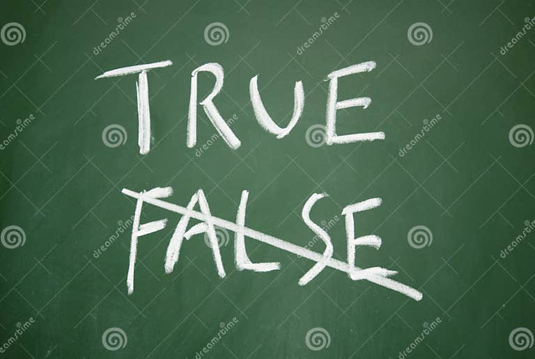 Símbolo verdadeiro e falso imagem de stock. Imagem de conceito - 24113071