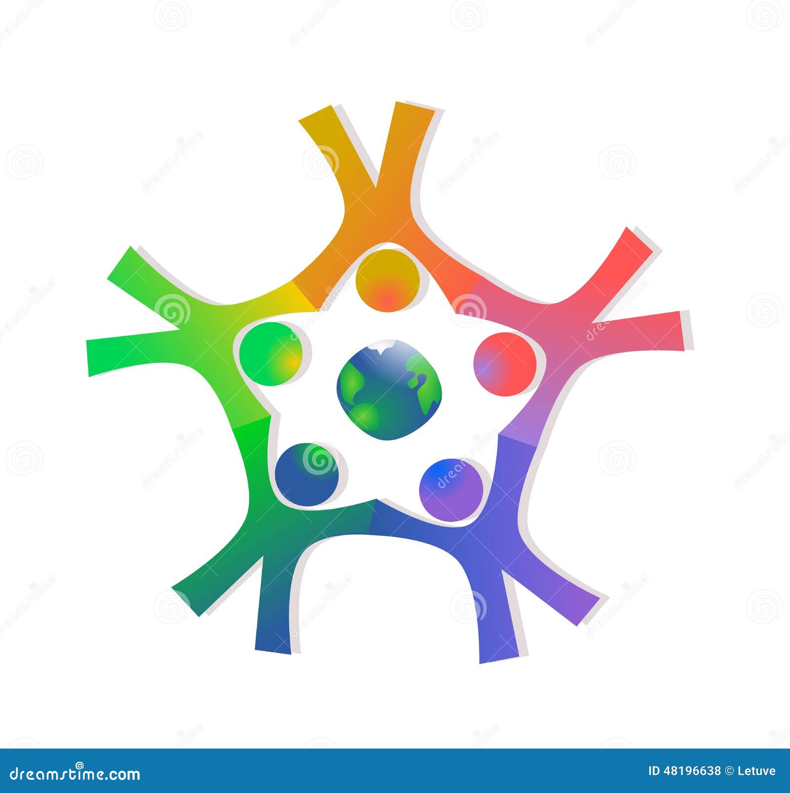 Símbolos Conectados De La Gente Stock de ilustración - Ilustración de ...